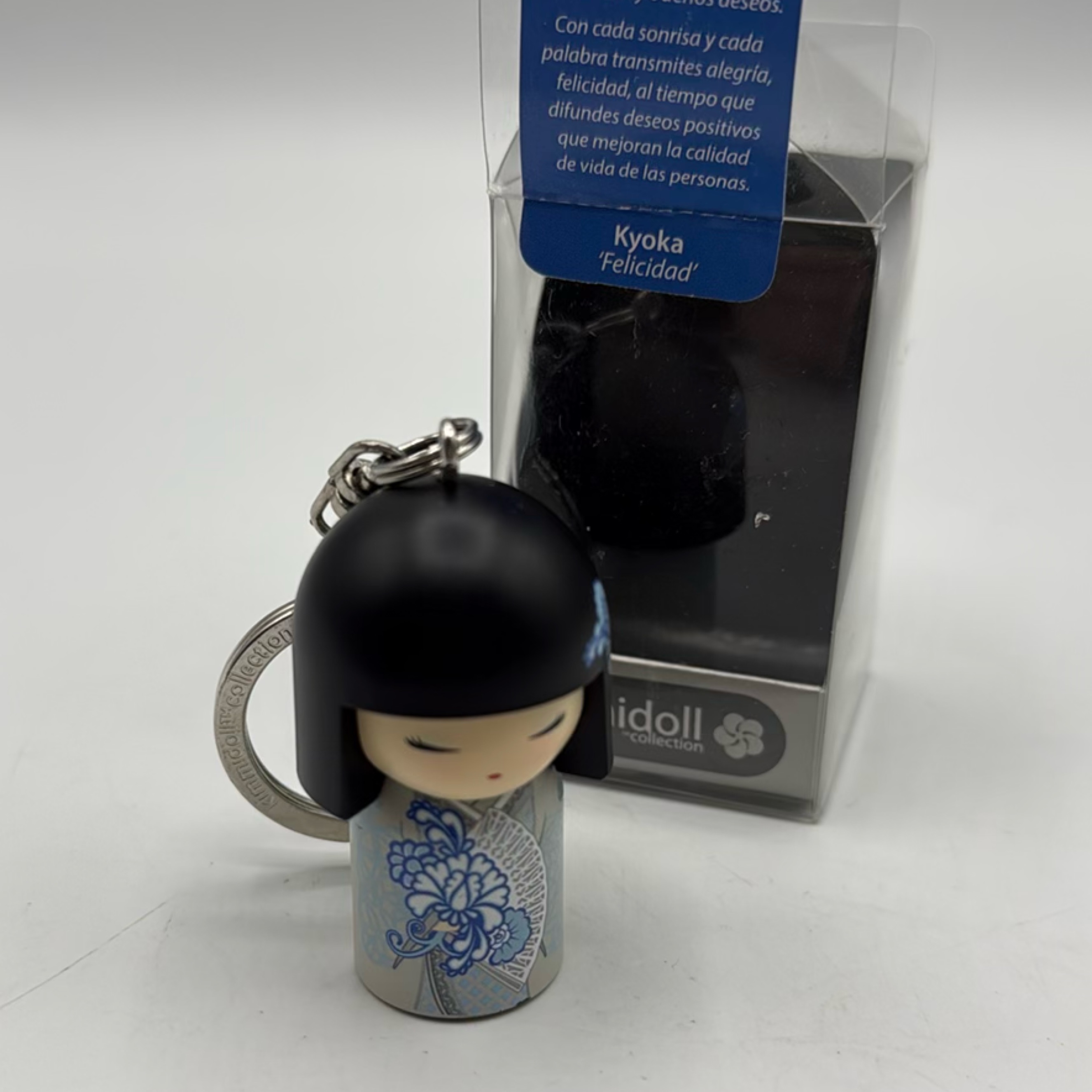 Kimmidoll Collection Kyoka Happiness Resin Kokeshi Keychain