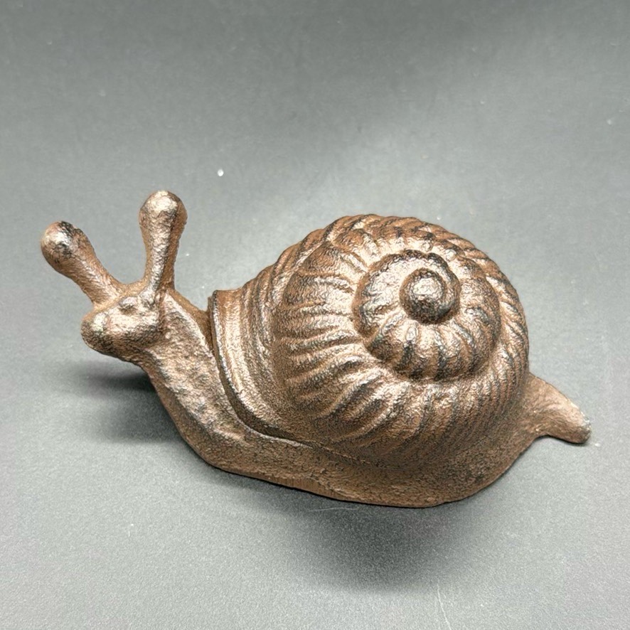 Vintage Cast Iron Snail From Nice France