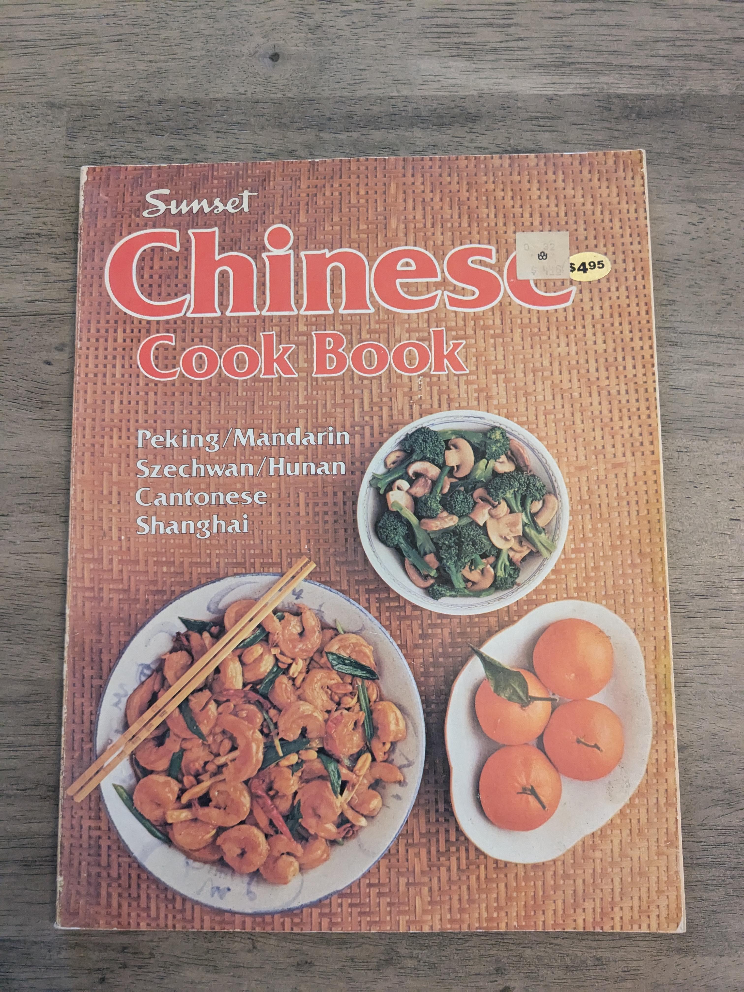 Chinese Cookbook Sunset 1981