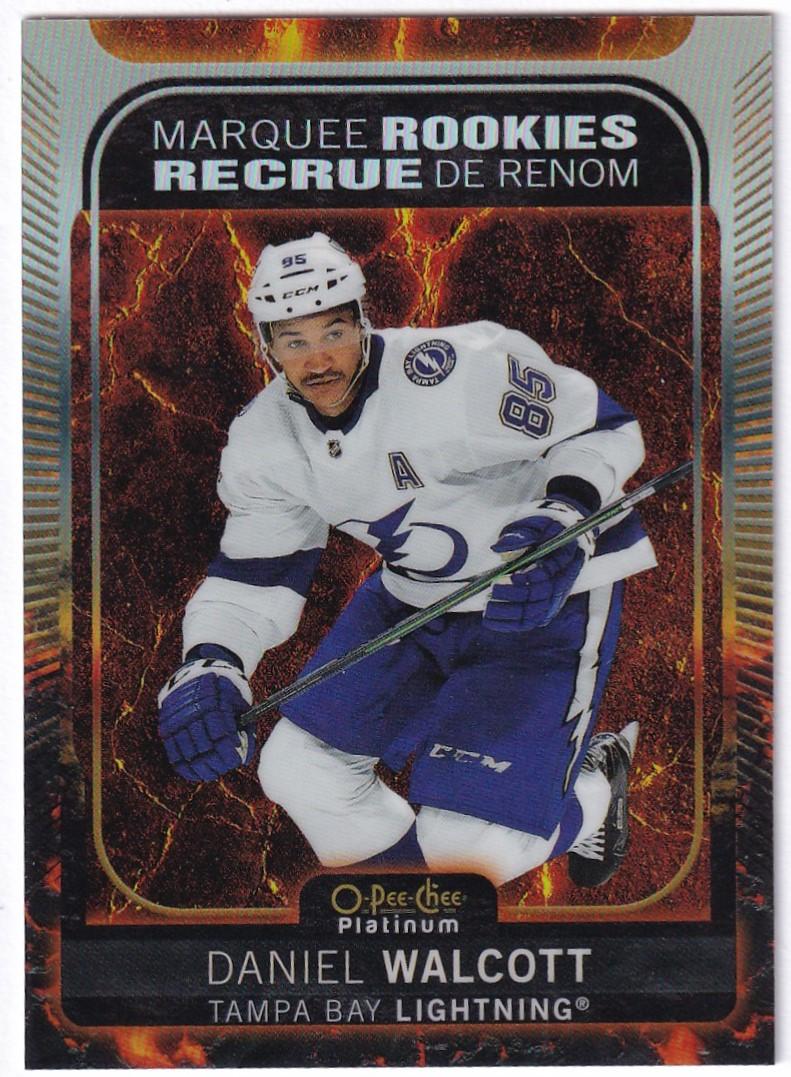 2021-22 O-Pee-Chee Platinum Hot Magma #258 Daniel Walcott Tampa Bay ...