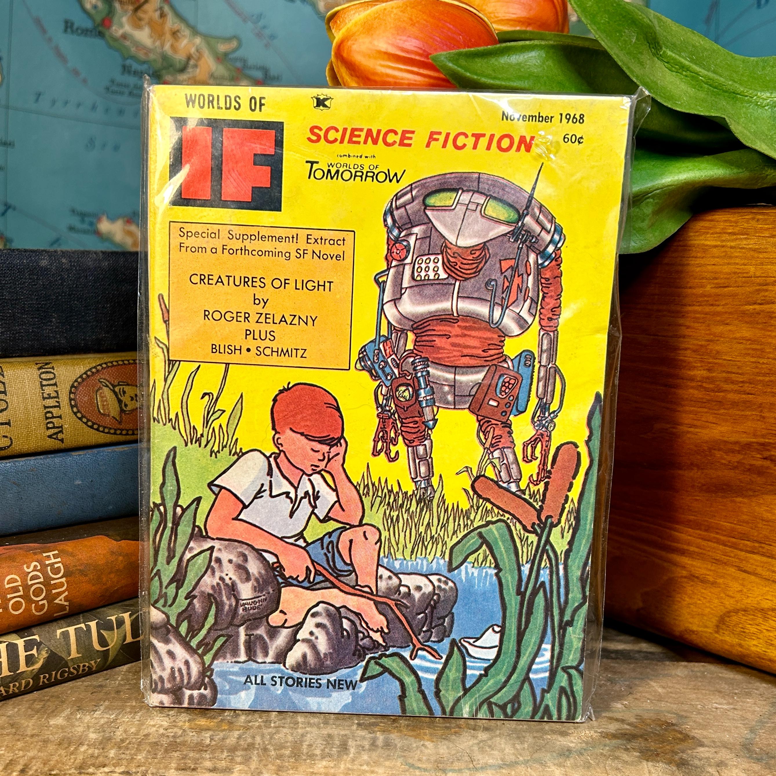 Worlds of If Pulp November 1968- Vaughn Bode- Wally Wood FN-Single ...