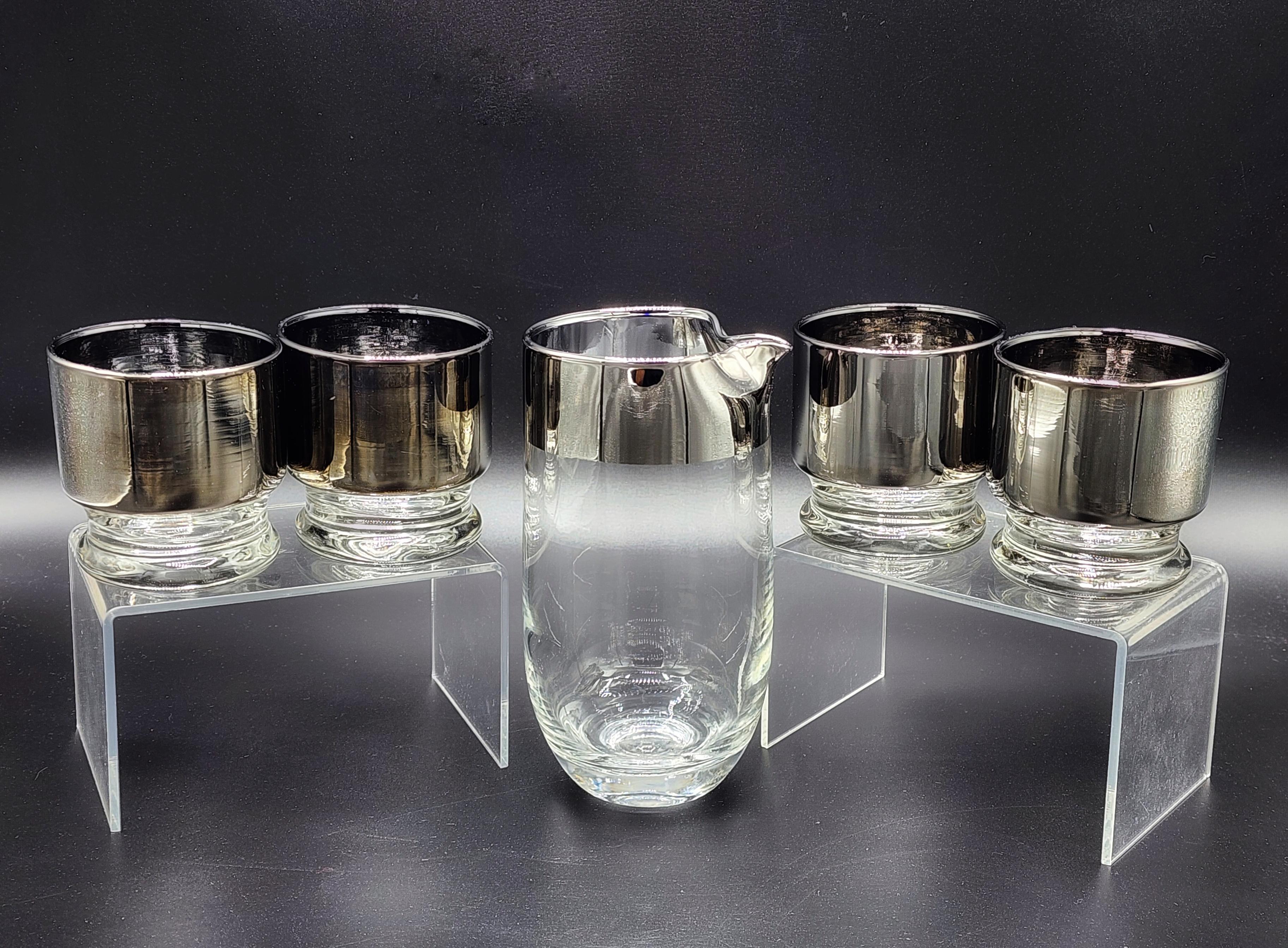 1960 Dorothy Thorpe Style Lowball Set with Pitcher