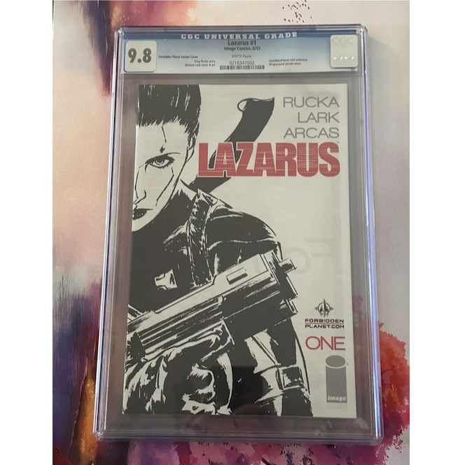 Image Comics Lazarus 1 Forbidden Planet Variant CGC 9.8