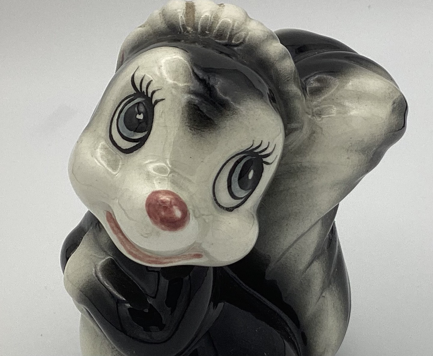 Vintage Disney Skunk FLOWER Figurine from Bambi