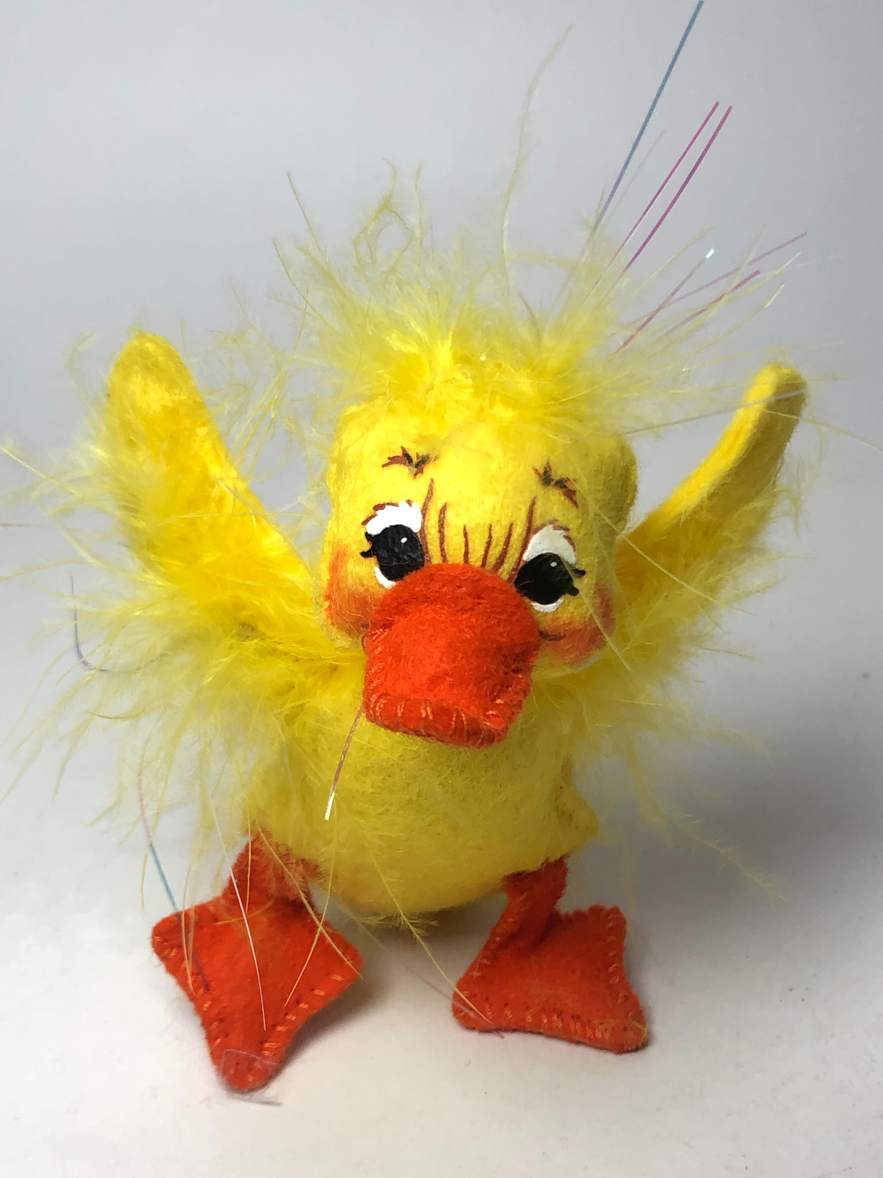 Annalee Doll 4" Yellow Duck Duckling Spring Easter 2006 Free Standing ...