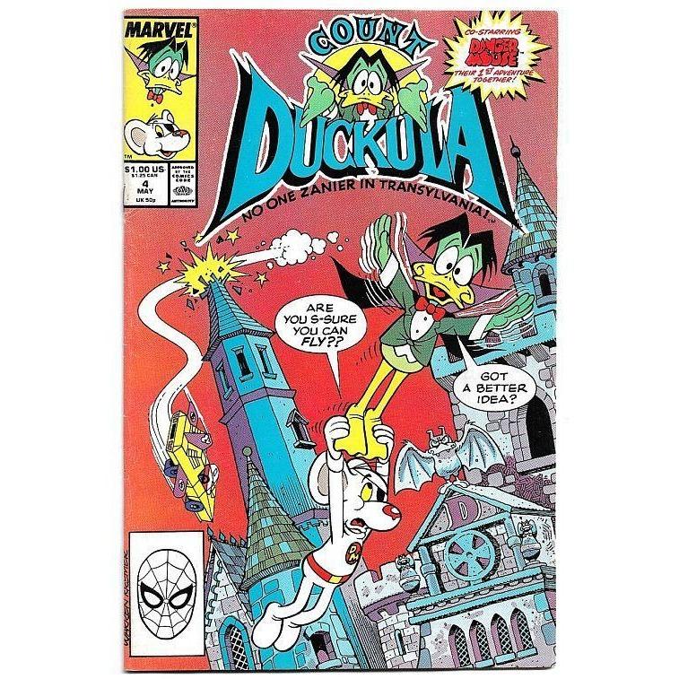 Count Duckula #4 (1989) *Marvel Comics / Copper Age / Danger Mouse ...