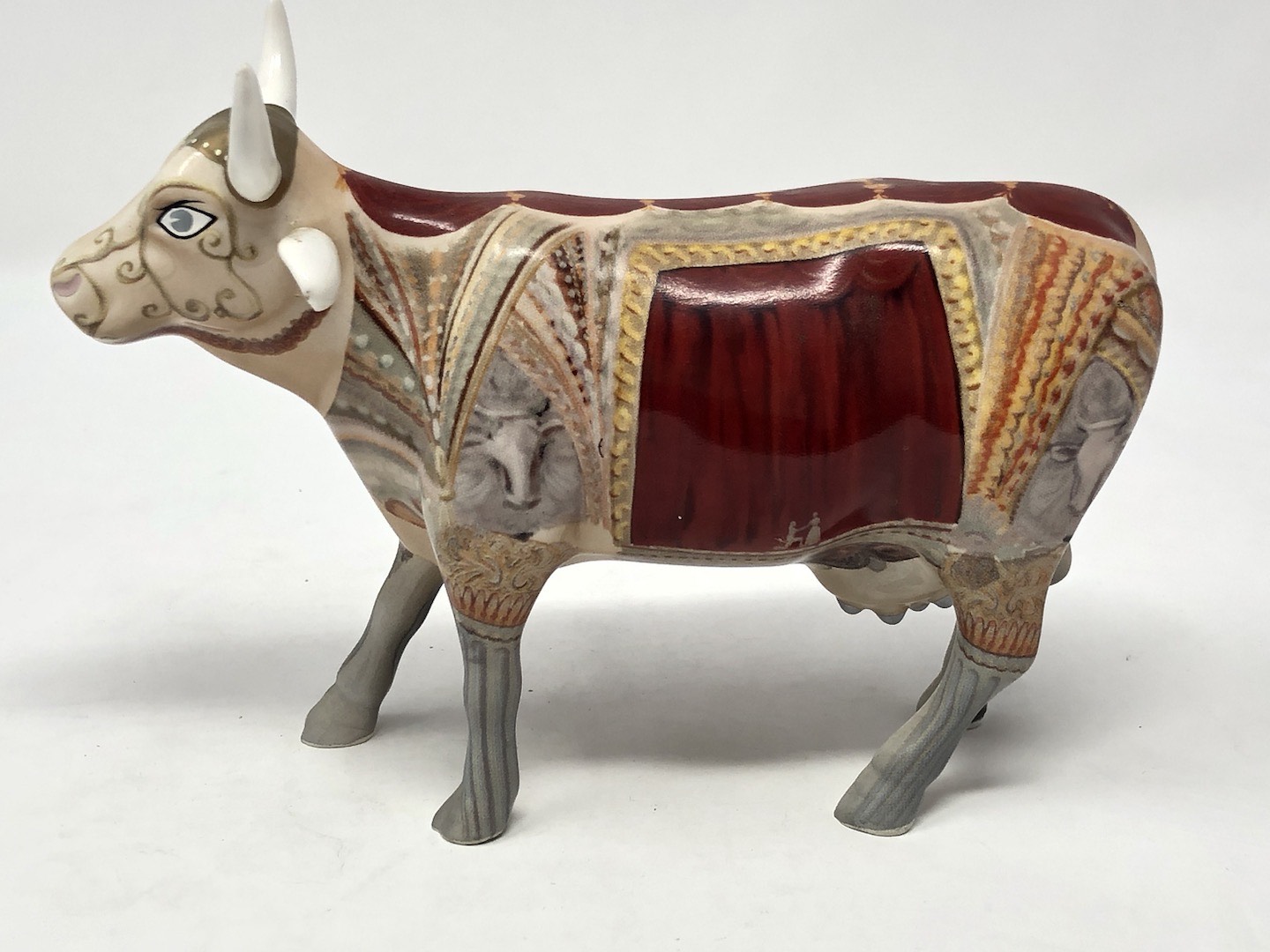 Cow Parade 'La Bovene' Opera Scene Ceramic Cow