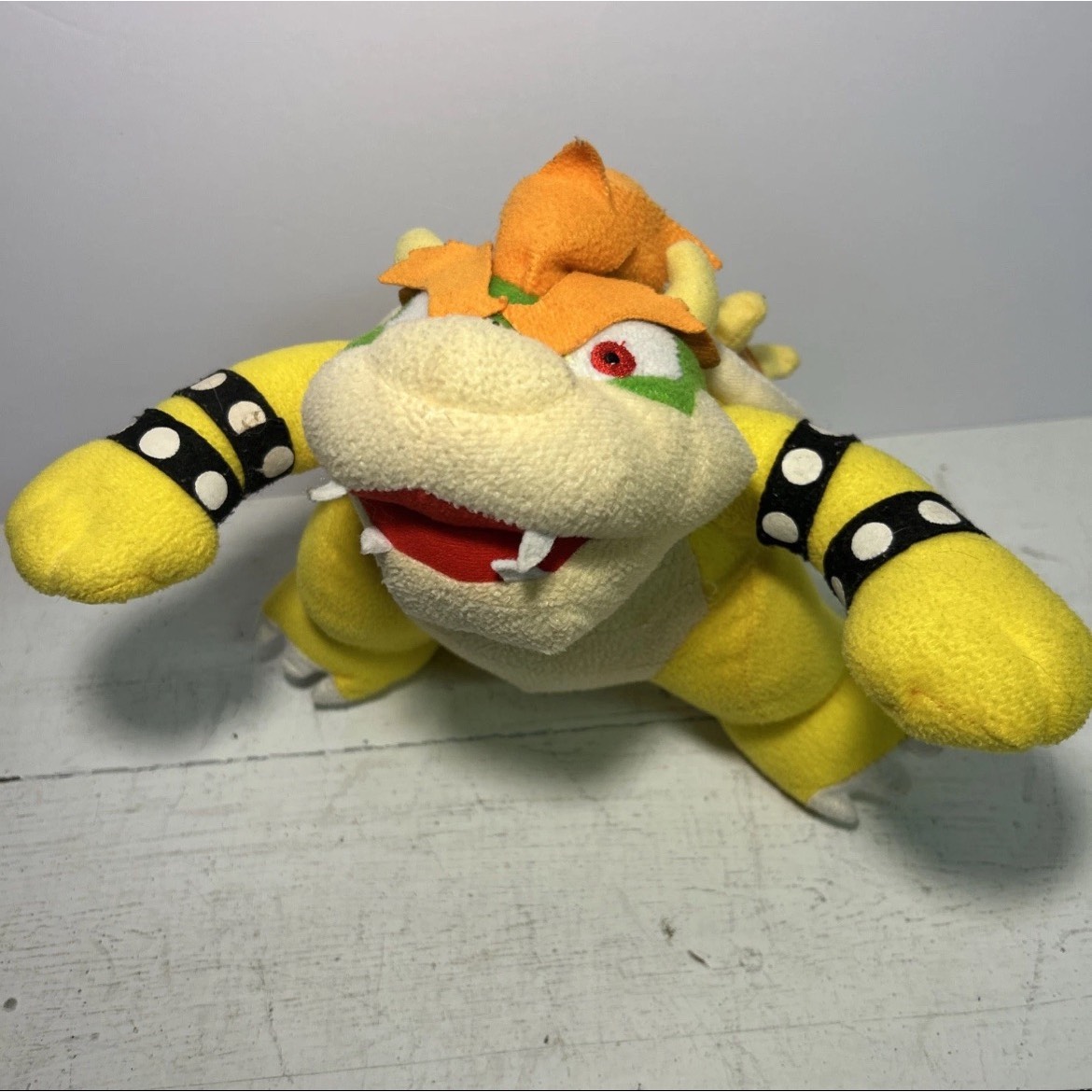 Super Mario Party 5 Bowser Plush Sanei Nintendo 2003. 10” Stuffed ...