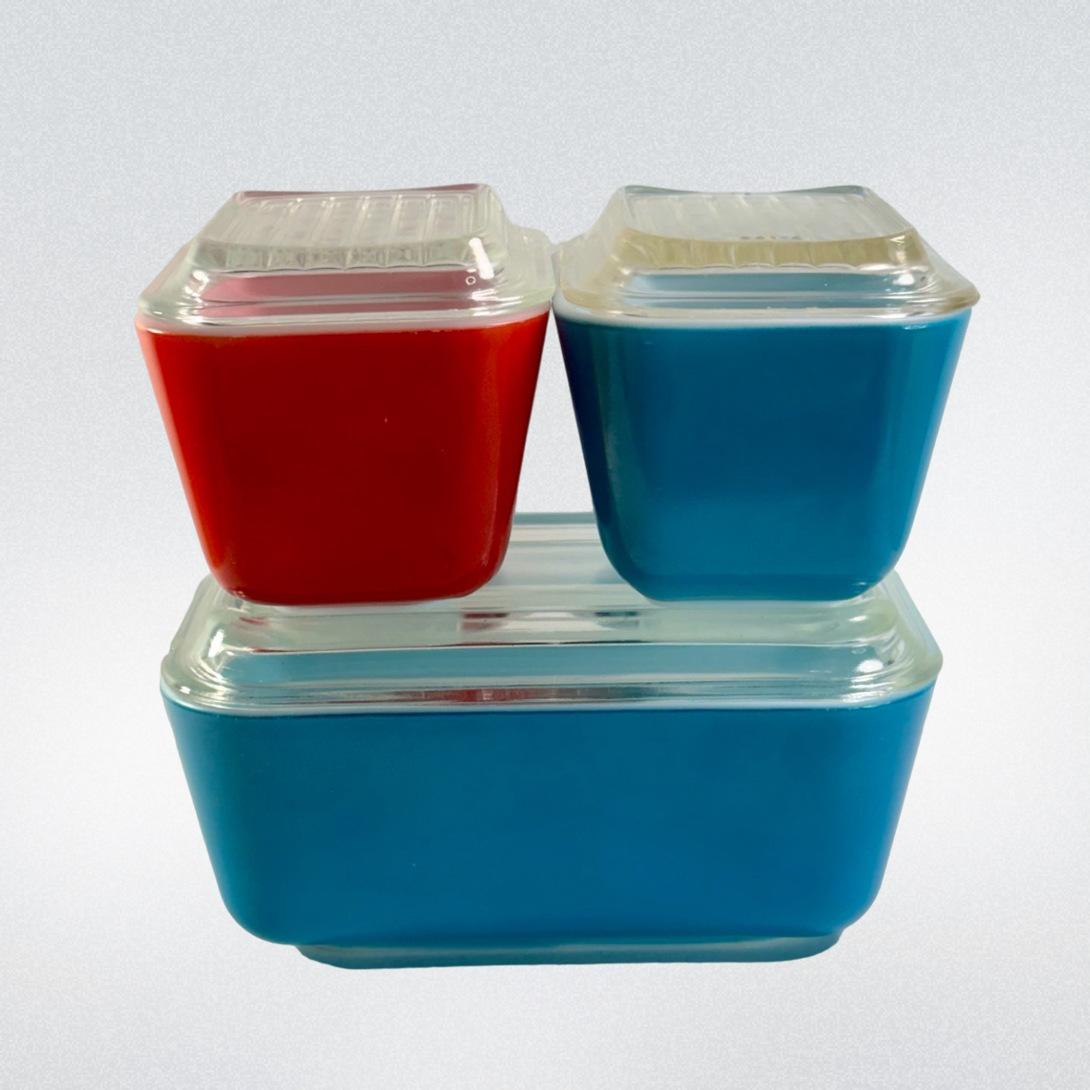 004. Pyrex Primary Colors Fridgies Set