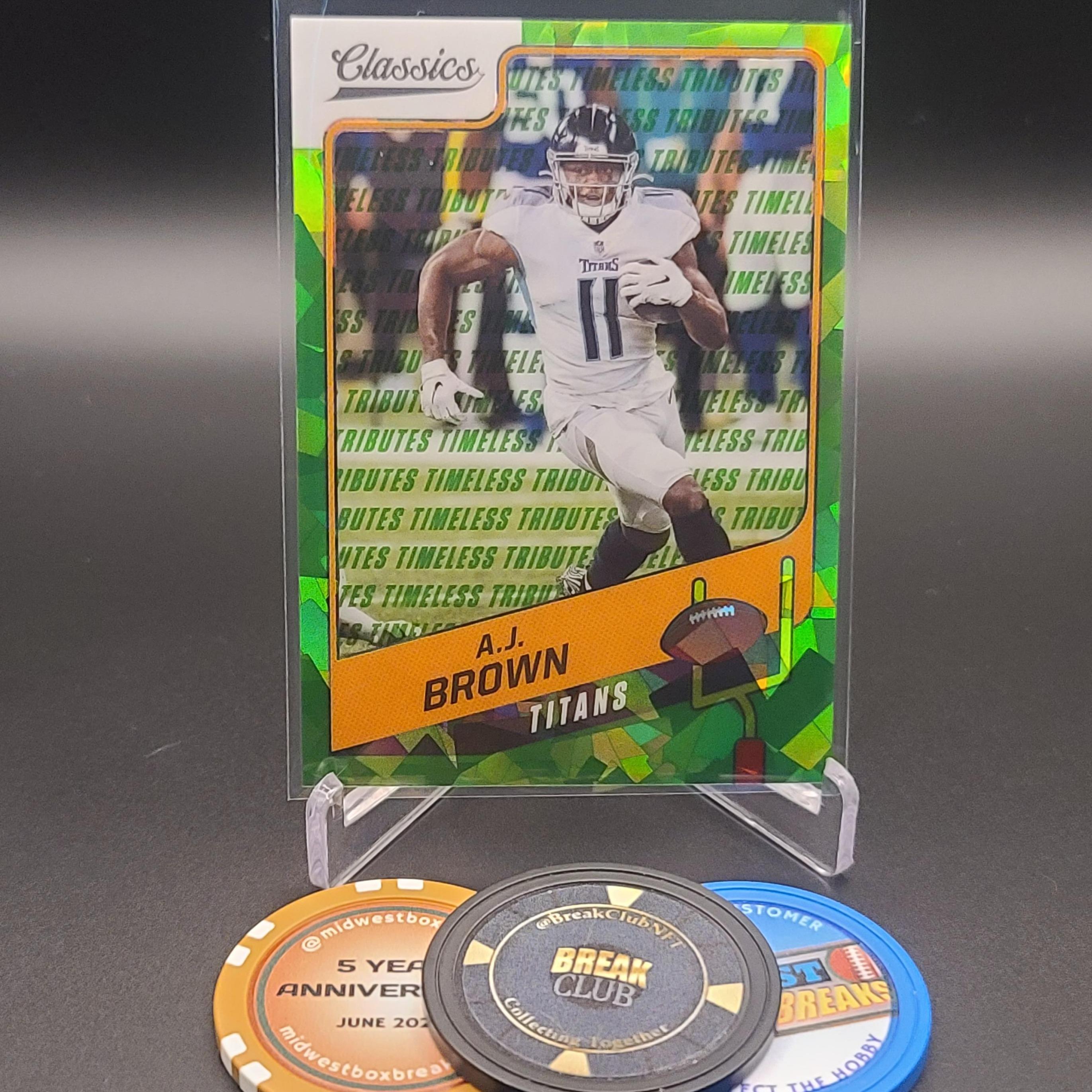A.J. Brown 2021 Panini Classics Football Premium Edition Timeless ...