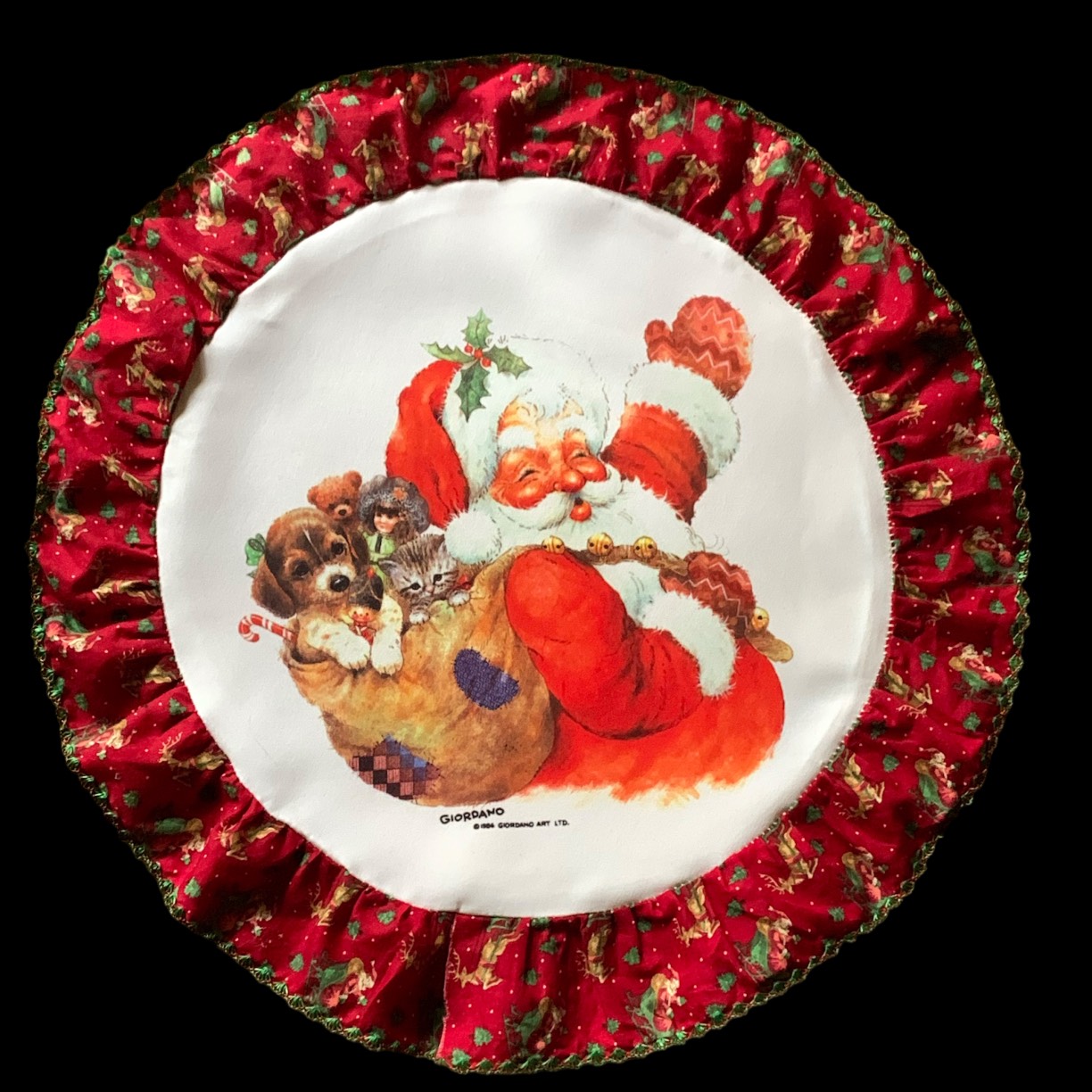 Vintage Santa Center Piece