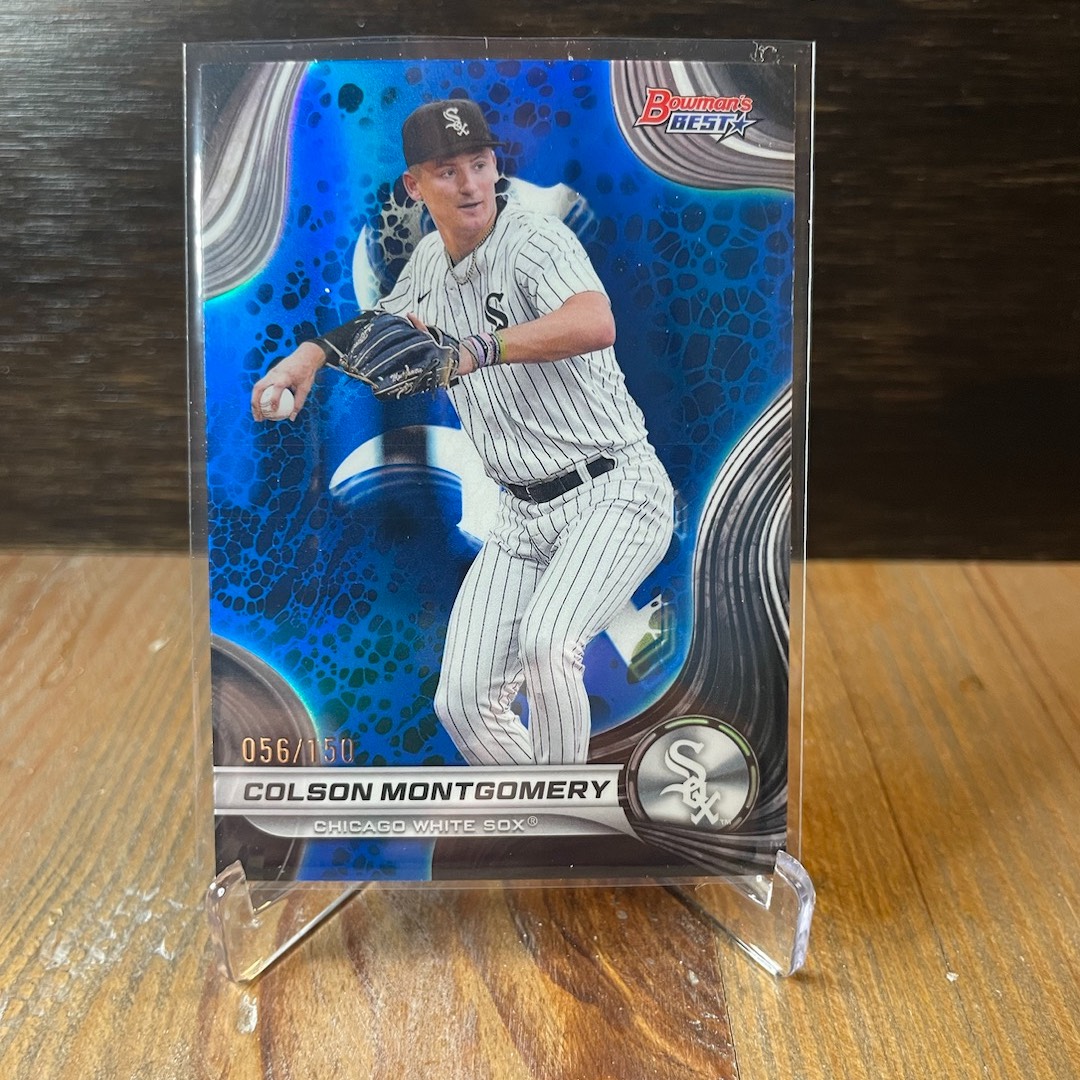 Colson Montgomery (Chicago White Sox) 2024 Bowman’s Best Blue Refractor ...