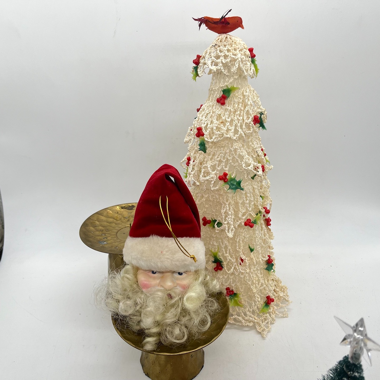 Ceramic Santa Head Ornament