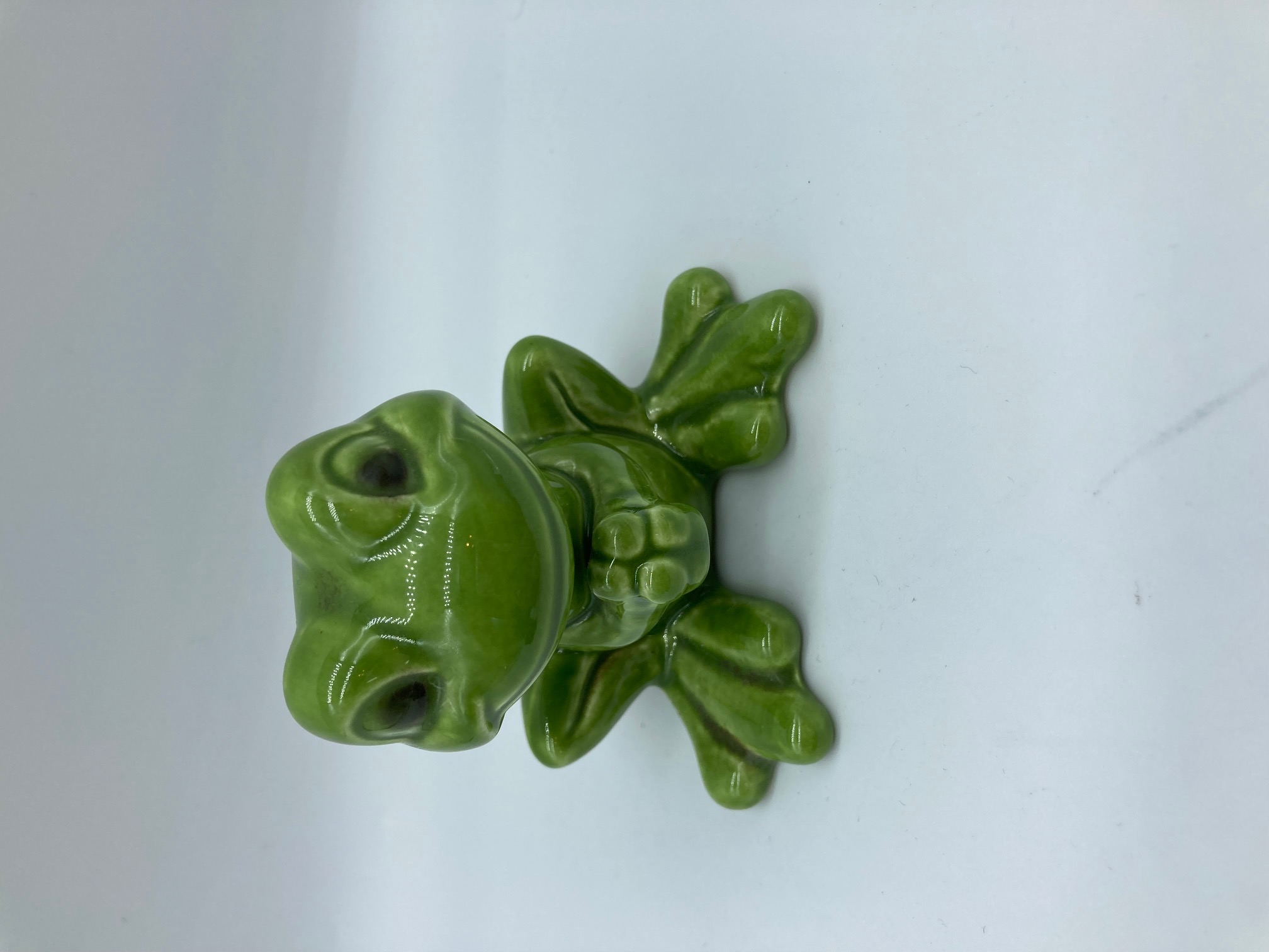1992 GOEBEL GERMANY GREEN FROG FIGURINE MASTER PAINTER KERSTIN KLEPKE ...