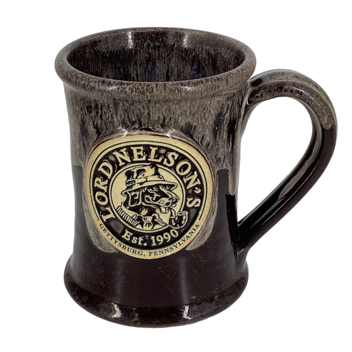 Lord Nelson's Gettysburg Deneen Pottery Coffee Tea Mug Marked