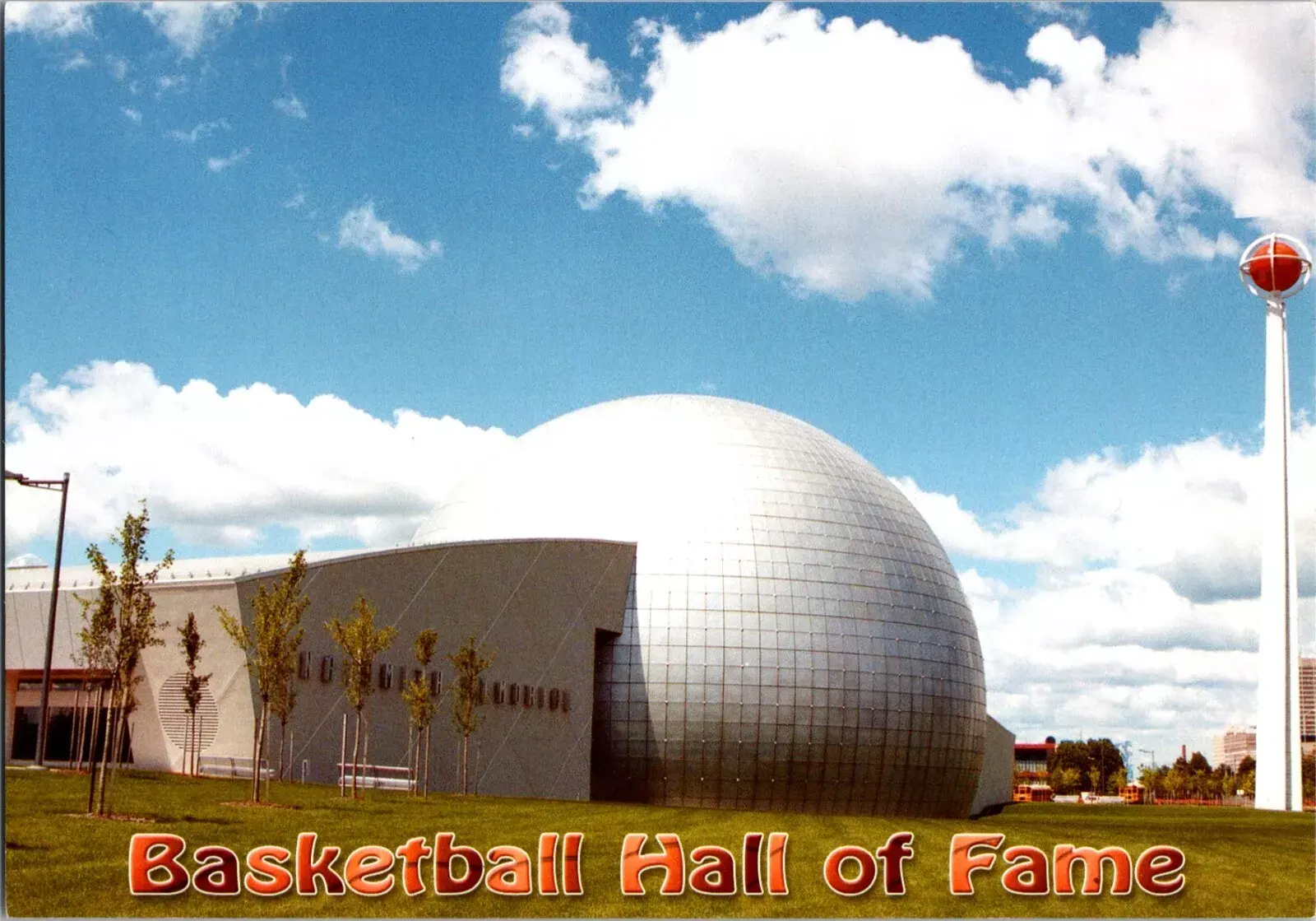 Postcard Basketball Hall of Fame Springfield Massachusetts Sports ...