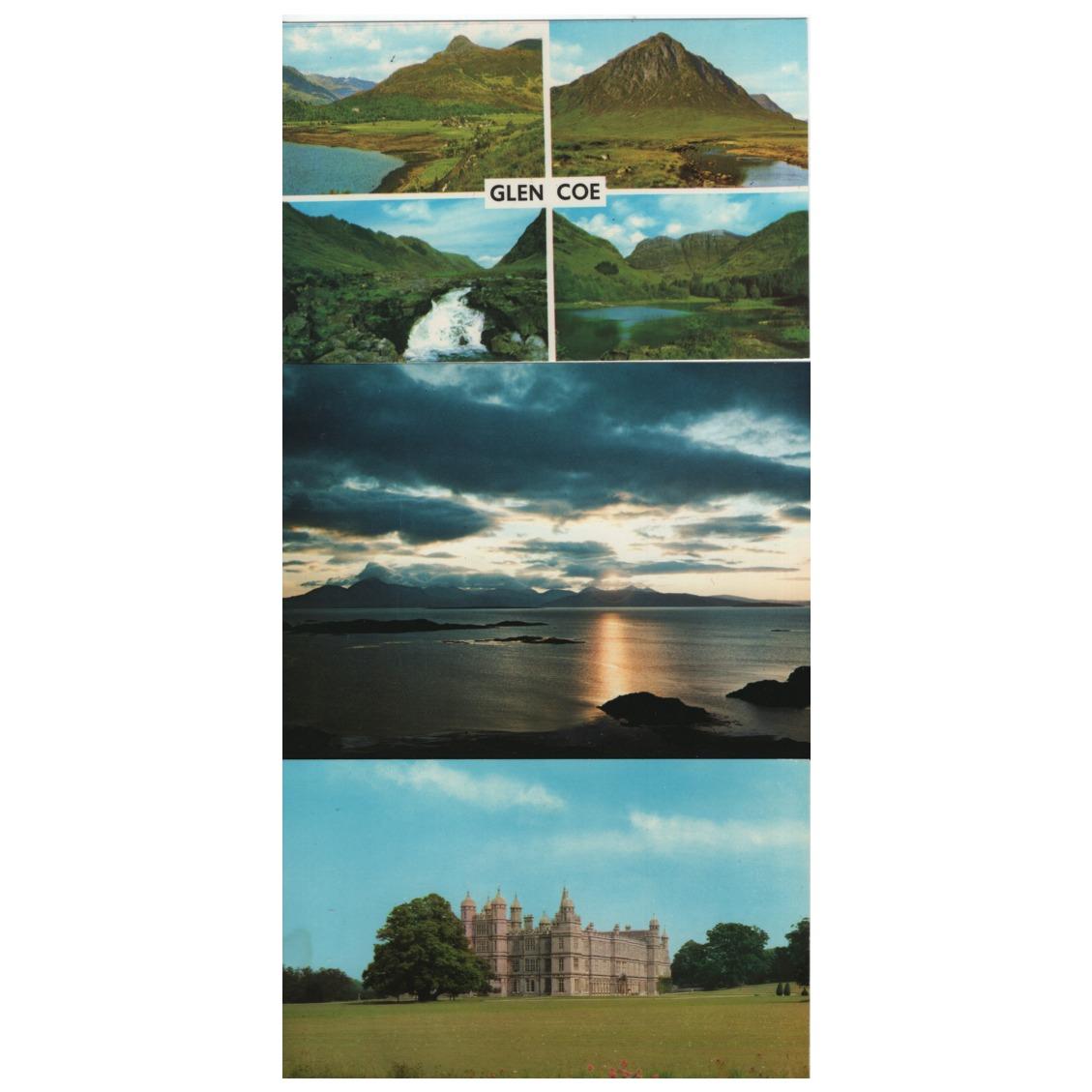 15 Vintage Color Postcards United Kingdom Unposted Buildings Scenics ...