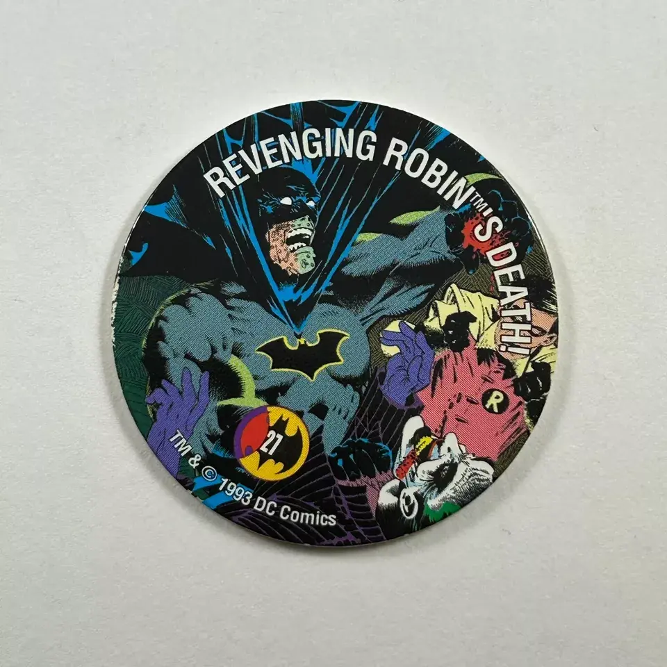 POGs Batman and Robin POG #21 Revenging Robin's Death DC Comics 1993 ...