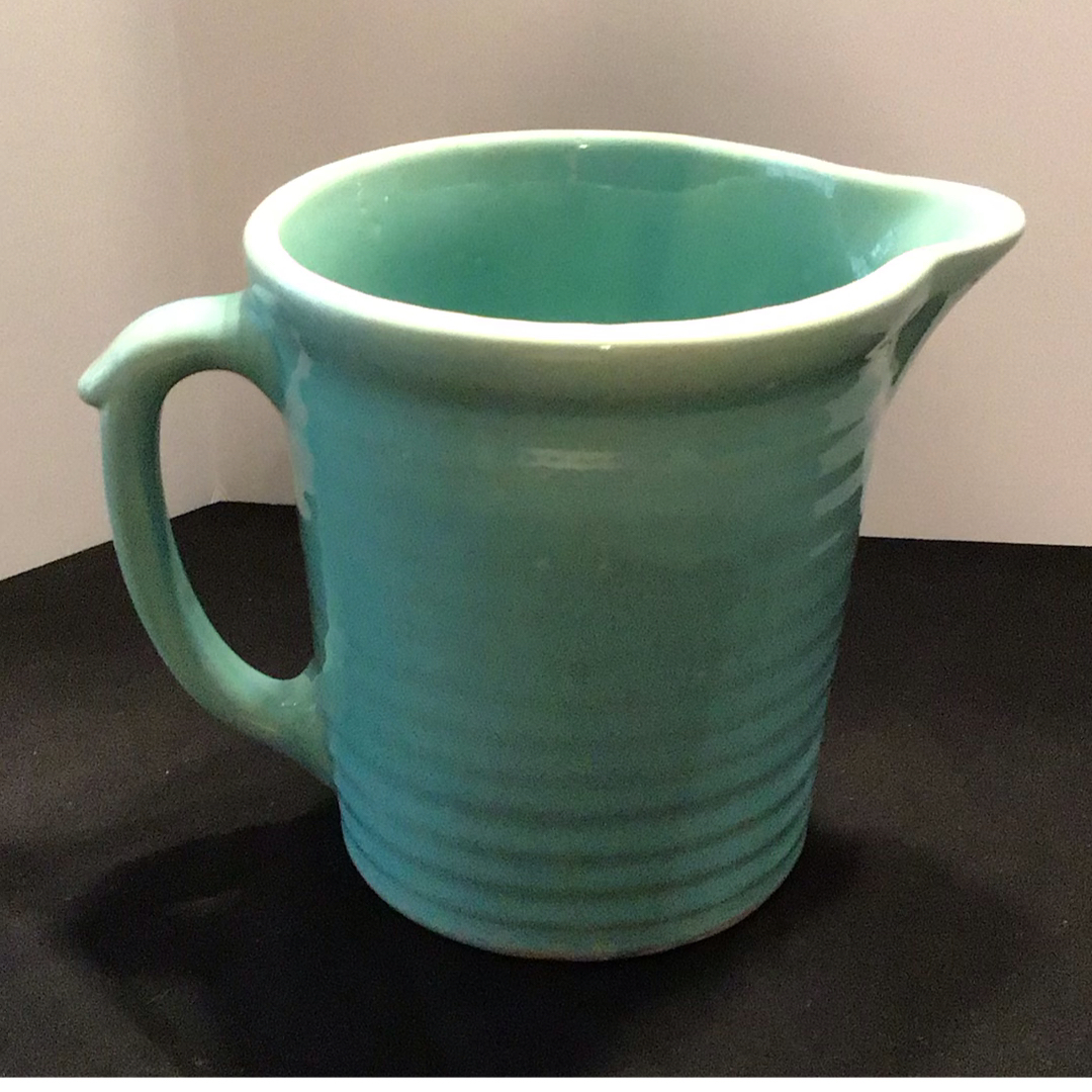 Blue Pottery Utility Kitchen Pitcher