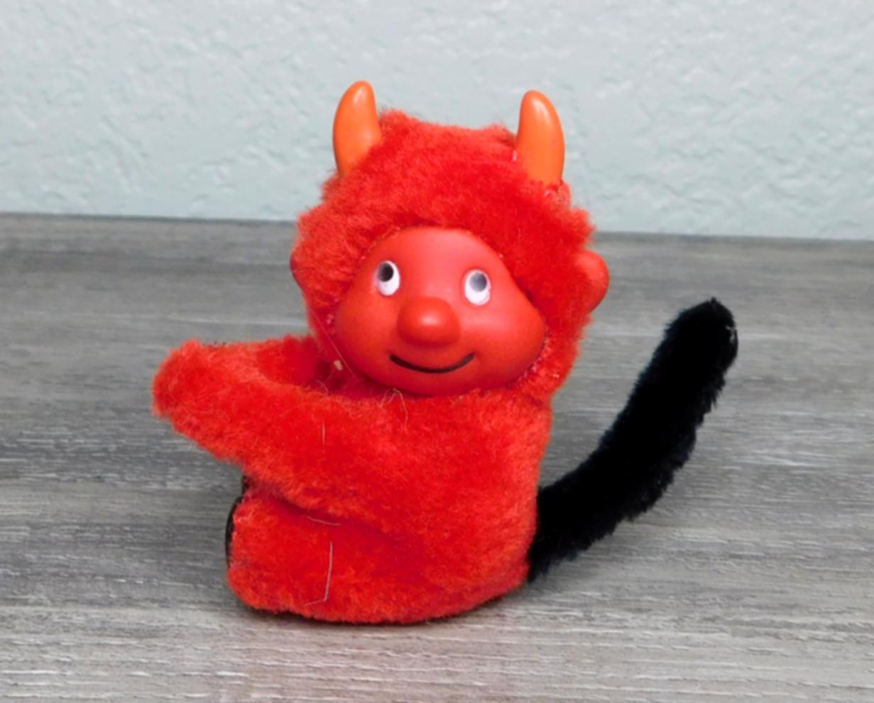 Vintage LITTLE DEVIL 1980s Clip on Toy ~ Vintage Halloween Devil Clip ...