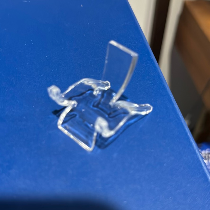 Small Clear Plastic Stand Holder