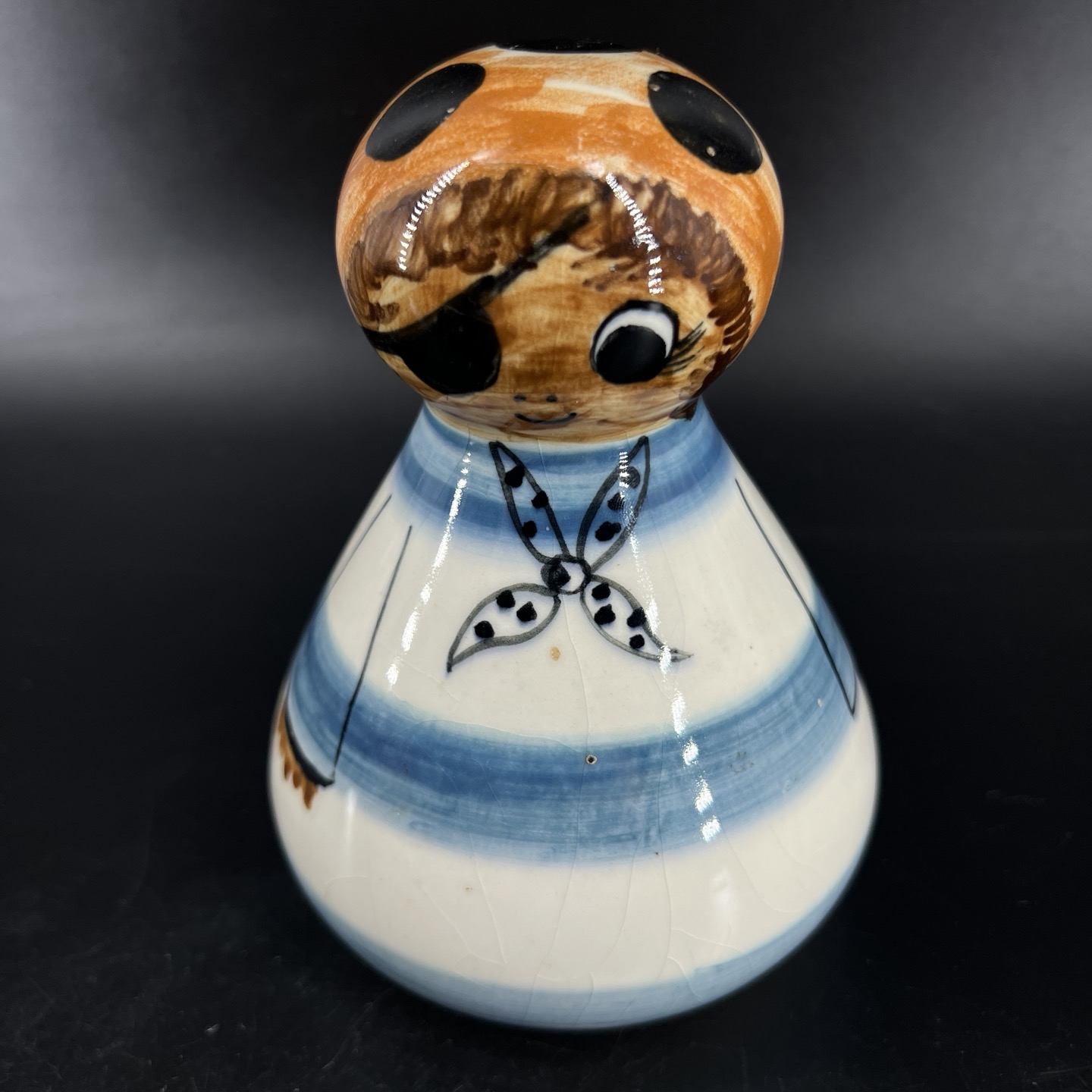Jersey Pottery Ceramic Sailor Pirate Coin Bank