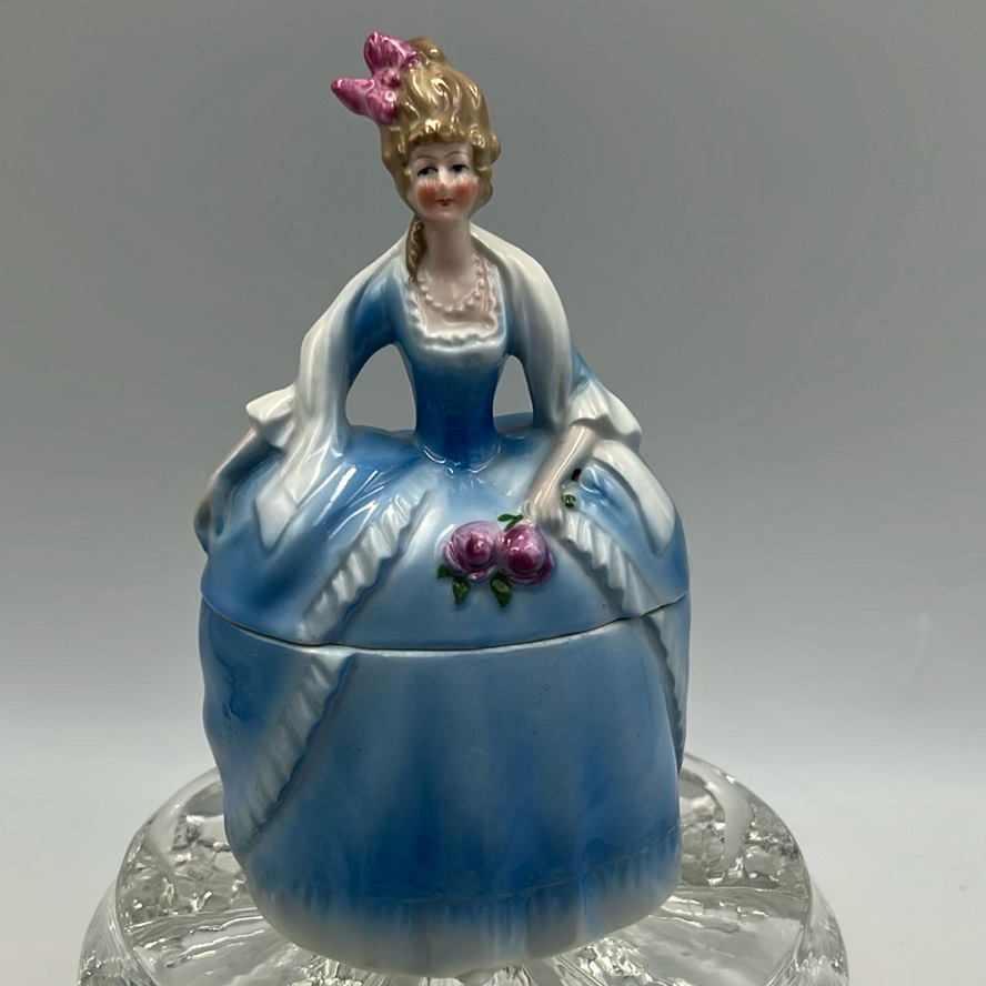 011 Vtg Madame Pompadour Dresser Doll E&R Germany 6”