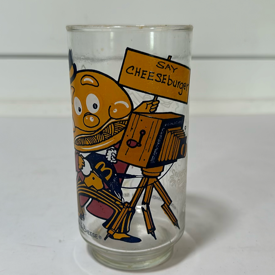 McDonald’s “Say Cheeseburger” 1977 Glass CC