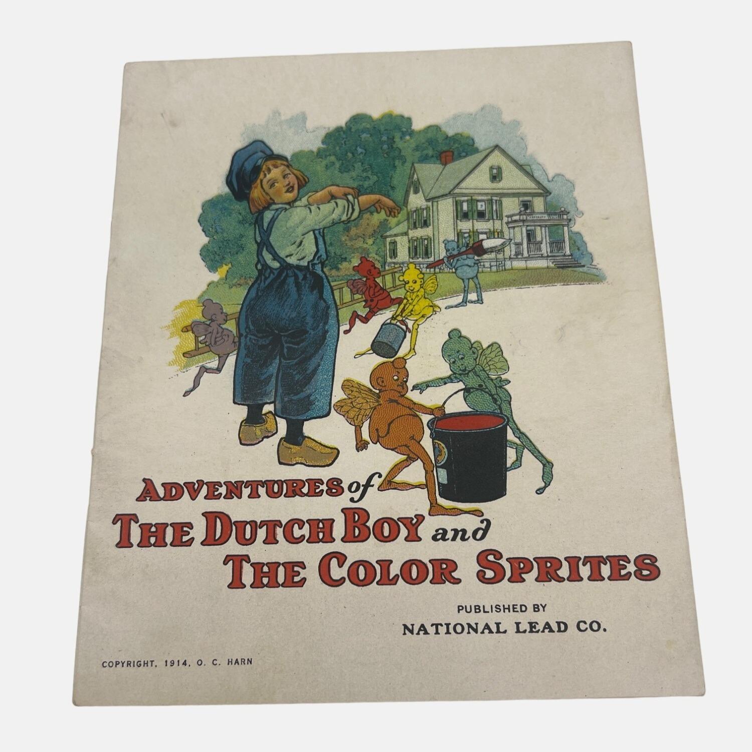 1914 Adventures of The Dutch Boy & The Color Sprites National Lead Co ...