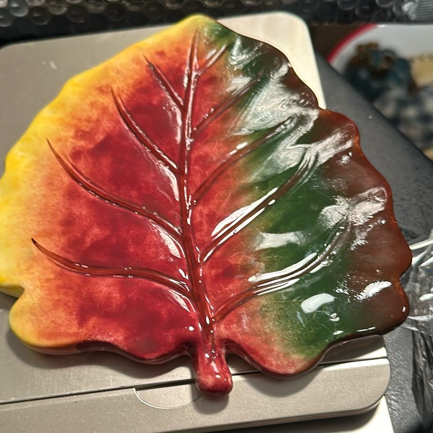 Ceramic Maple Leaf Hot Plate
