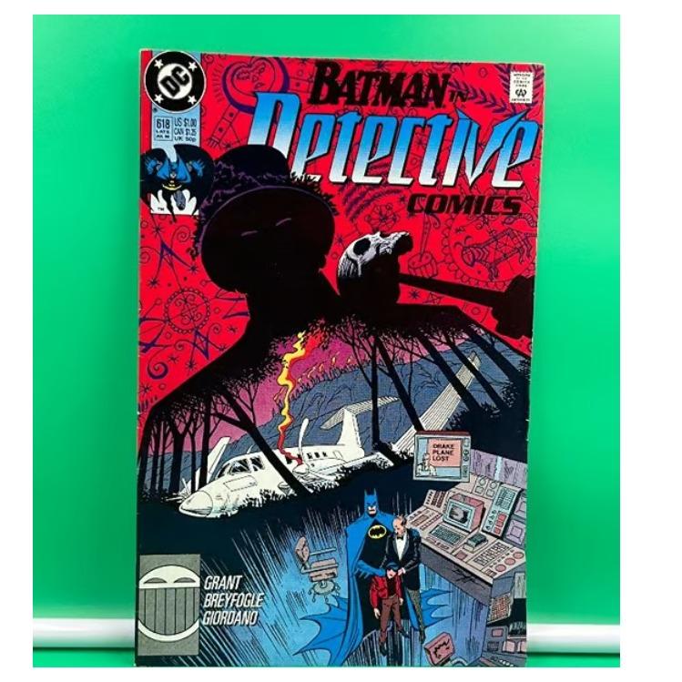 1990 DC Comics Batman Detective #618