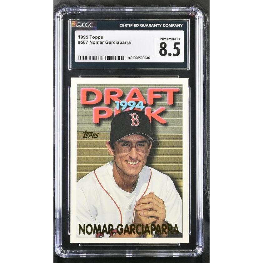 1995 Topps Nomar Garciaparra Rookie #587 CGC 8.5