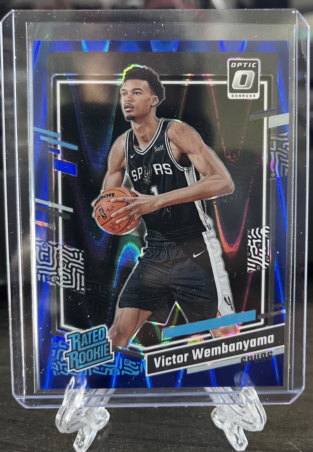 Victor Wembanyama 2023-24 Optic Blue Seismic Rated Rookie /249 - San ...