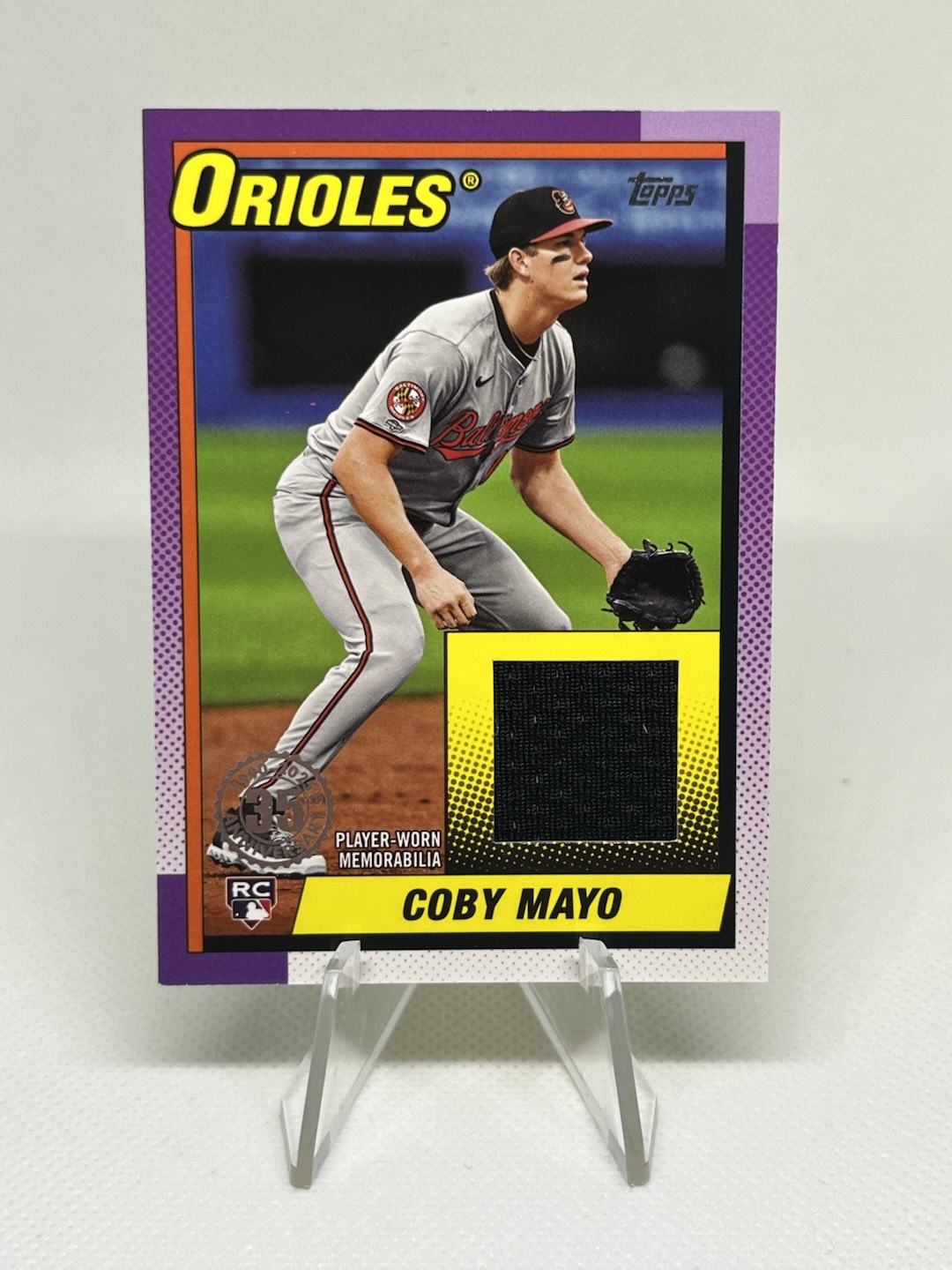 Coby Mayo - 2025 Topps 35th Anniversary Relic - Baltimore Orioles