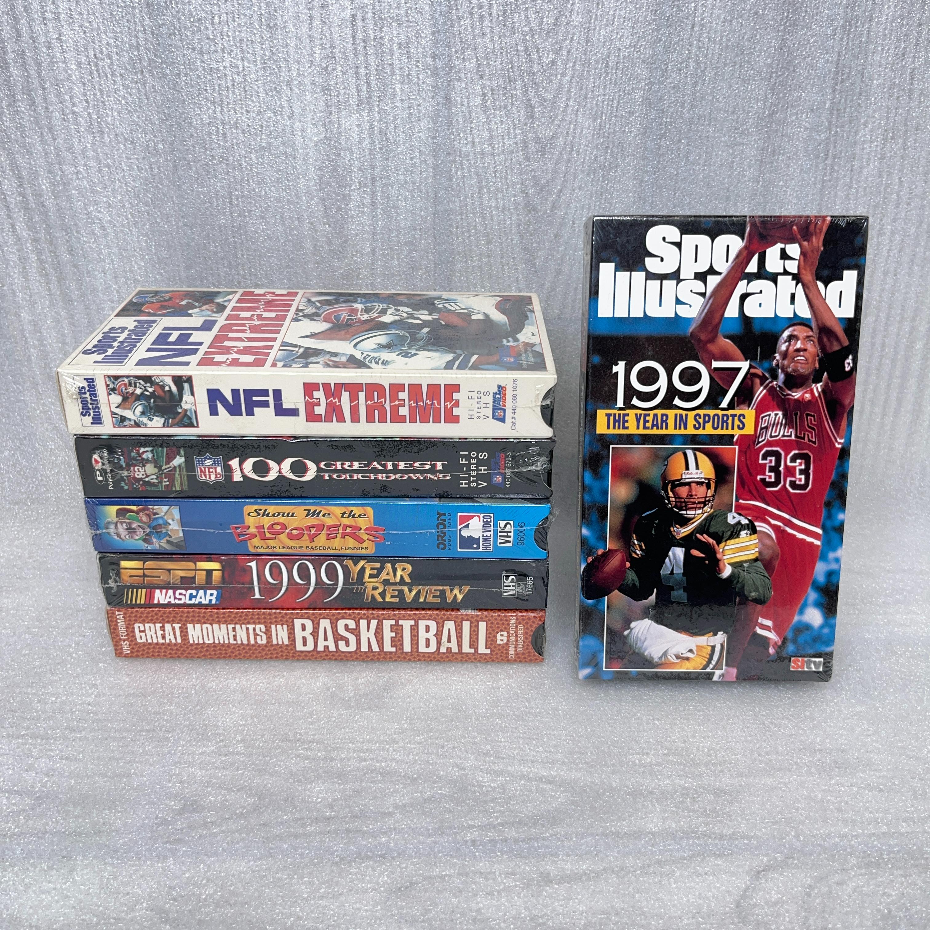 90s Sport VHS Lot of 6, Sports Illustrated ESPN NFL MLB Basketball ...