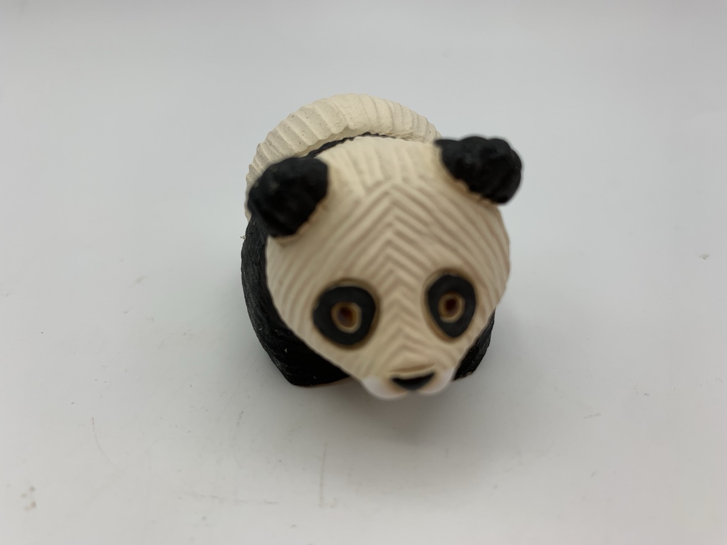 Vintage Artesania Rinconada Baby Panda Bear Figurine 313 Uruguay