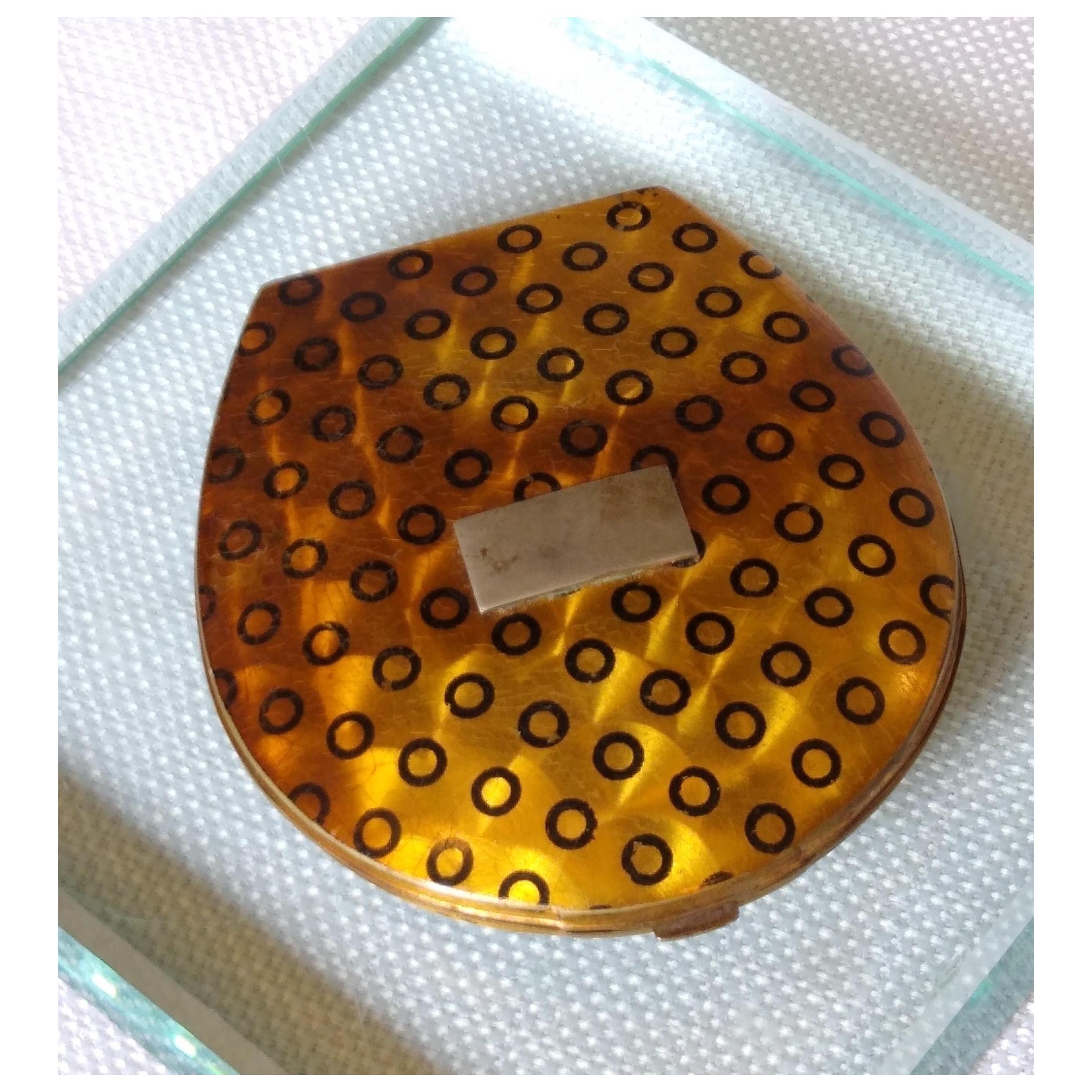 Vtg 40s Clamshell Makeup Compact