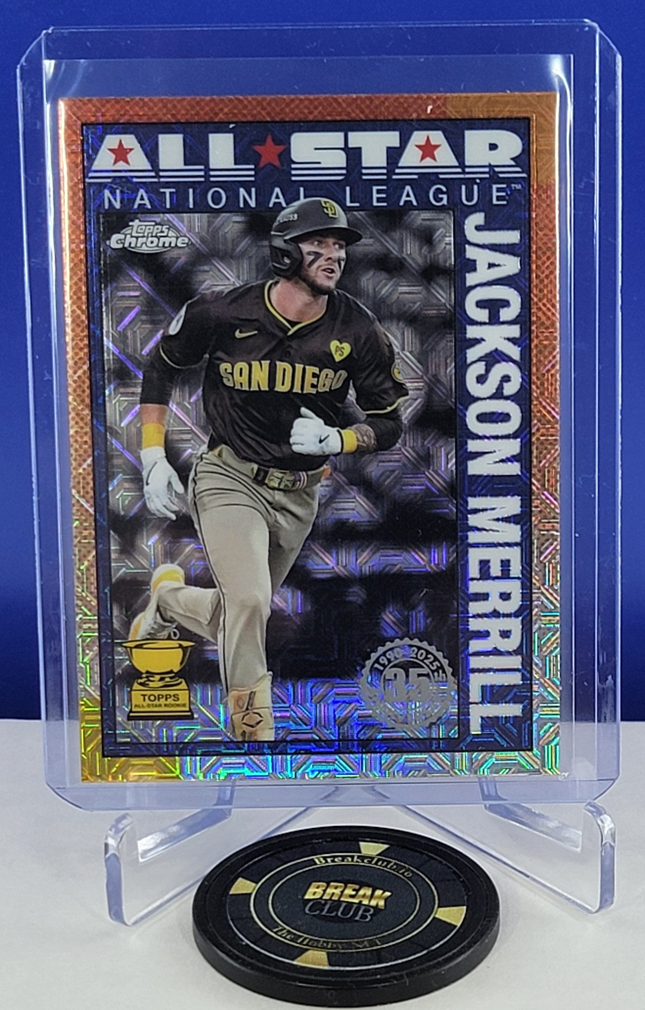 Jackson Merrill 2025 Topps Series 2 1990 Silver Pack Mojo All-Star ...