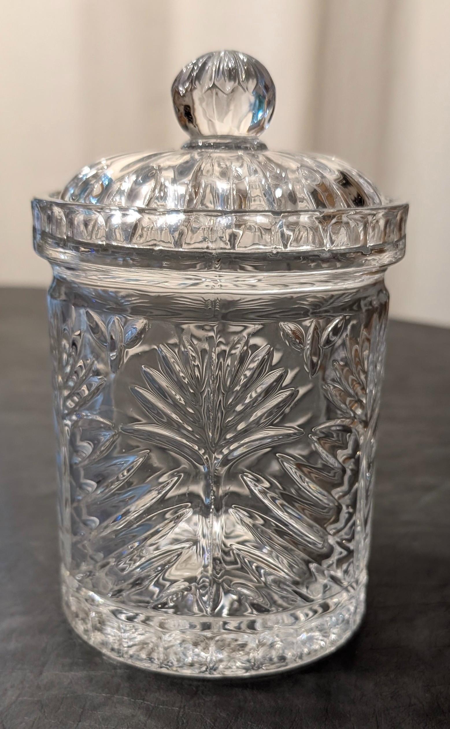 Fifth Avenue Crystal Storage Jar With Lid