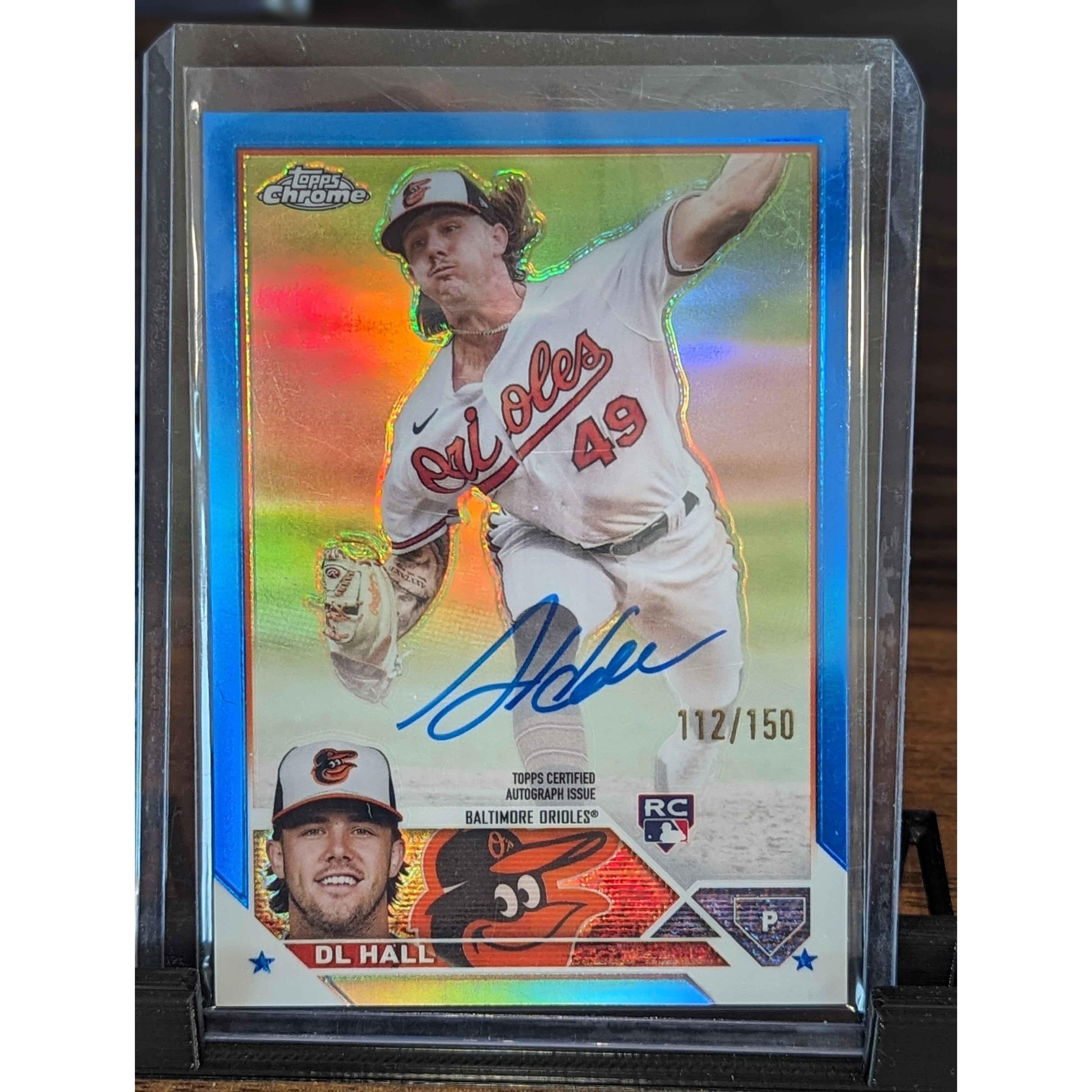2023 DL Hall /150 RC Auto - Baltimore Orioles