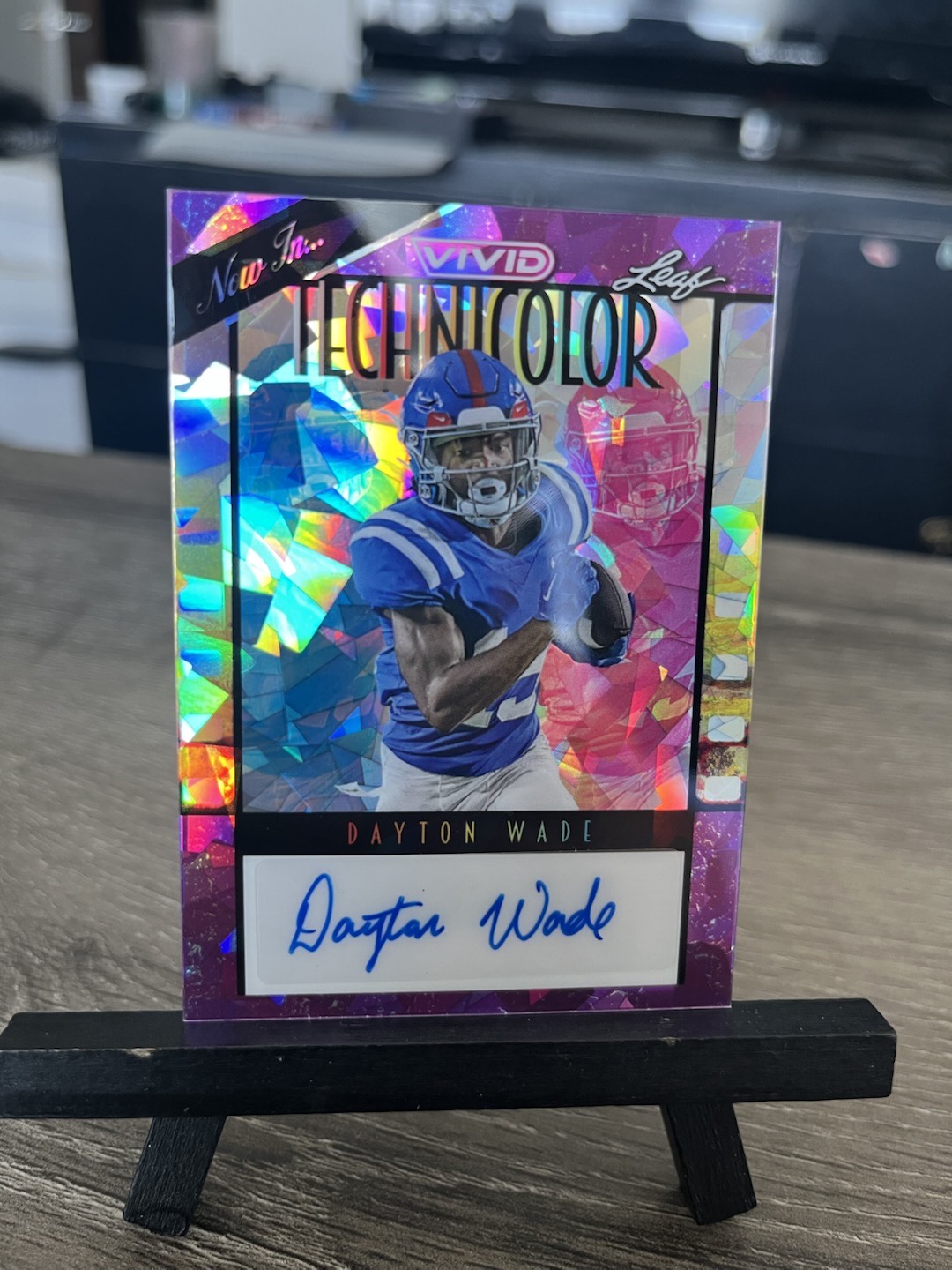 Dayton Wade 2024 Leaf Vivid Technicolor Purple Ice Refractor Auto ...