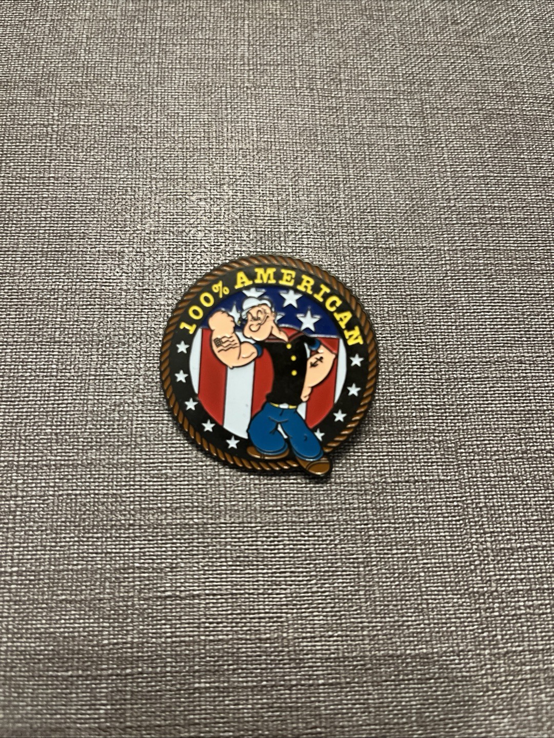 Universal Studios Popeye “100% American” Pin