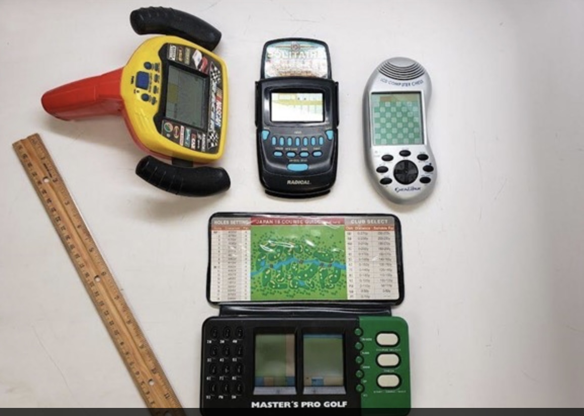 4 Working Vintage Handheld Games