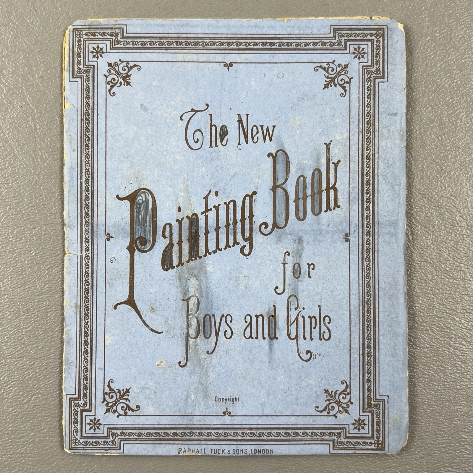 Antique Raphael Tuck & Sons The New Painting Book For Boys And Girls ...