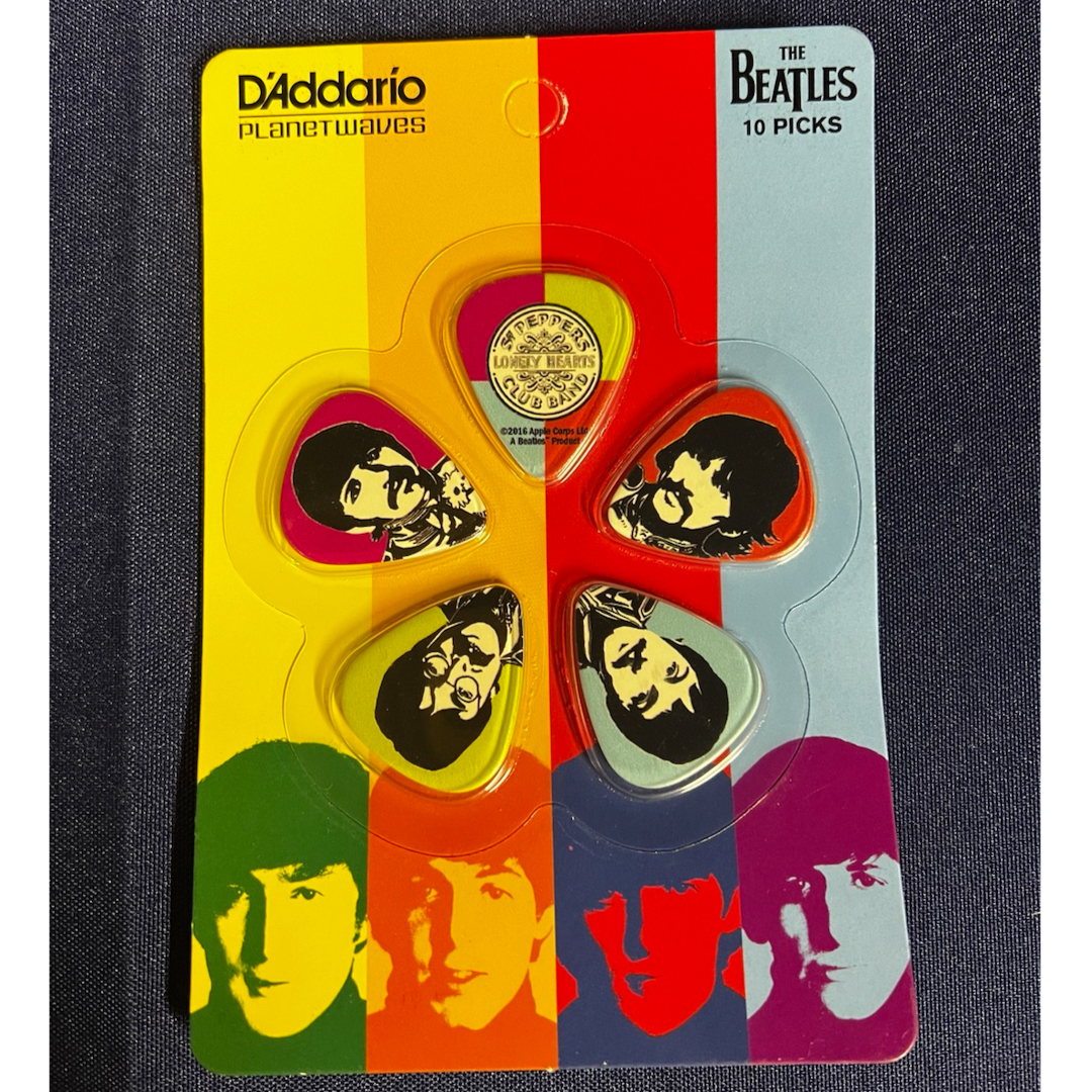 Set Of 10 Picks From The Beatles Unopened Pack