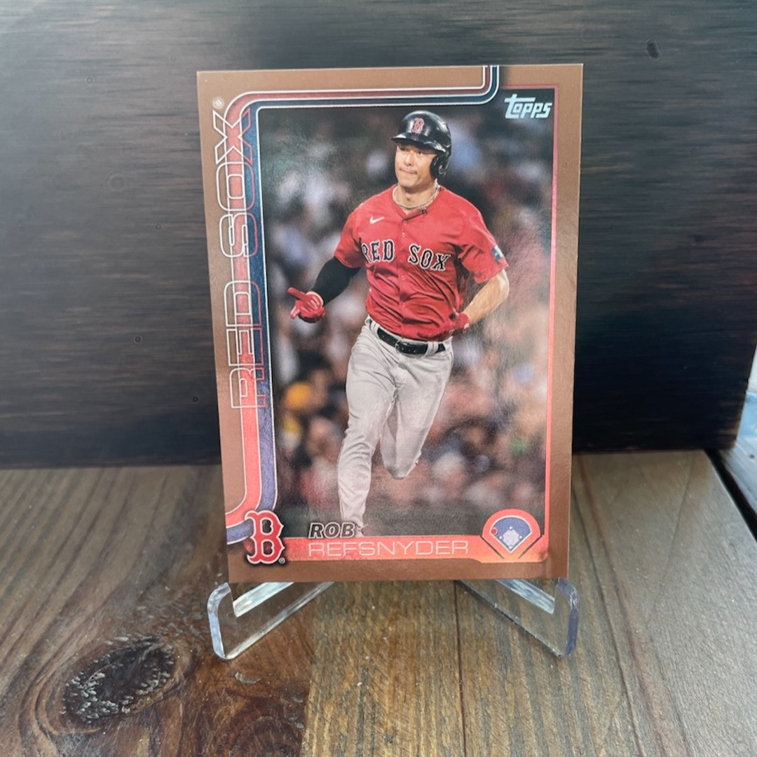 Rob Refsnyder (Boston Red Sox) 2025 Topps Series One Gold Parallel /2025