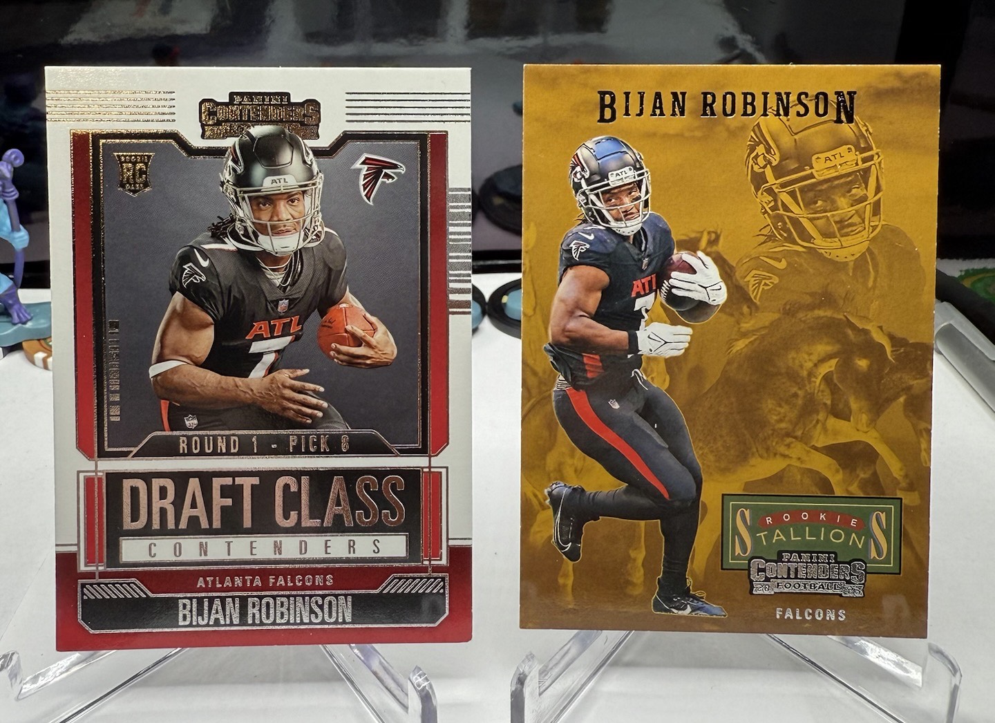 Bijan Robinson 2023 Panini Contenders Rookie Stallions RC + Draft Class ...