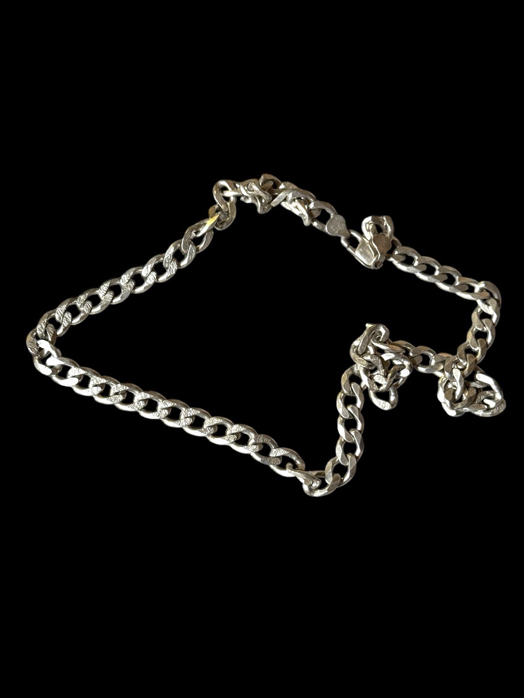 Vintage 24” X 7 mm Italian Cuban Link 925 Sterling Silver Chain - 51 Grams