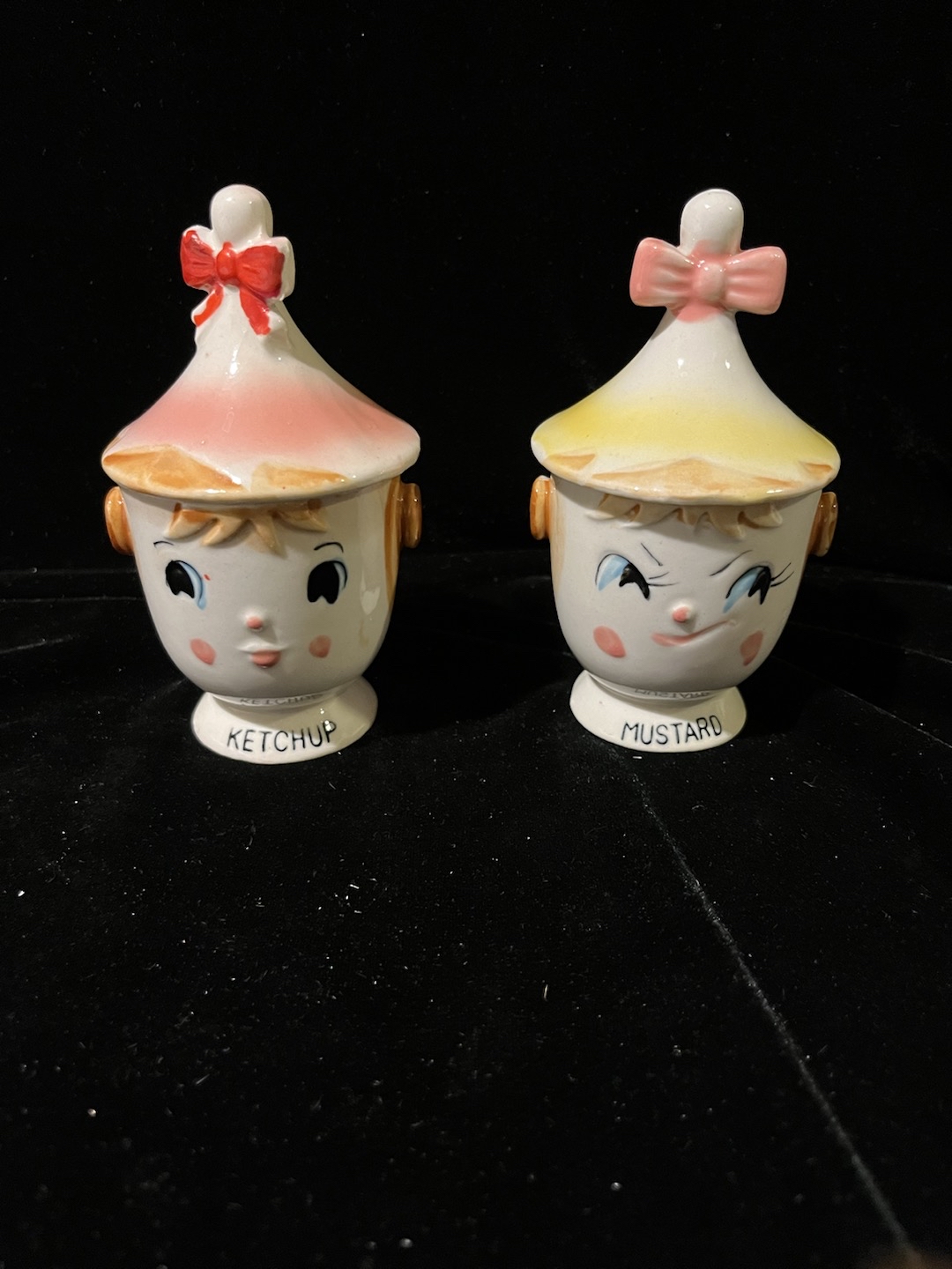 #1686 - Vintage COMMODORE Anthropomorphic KETCHUP MUSTARD Pixie ...