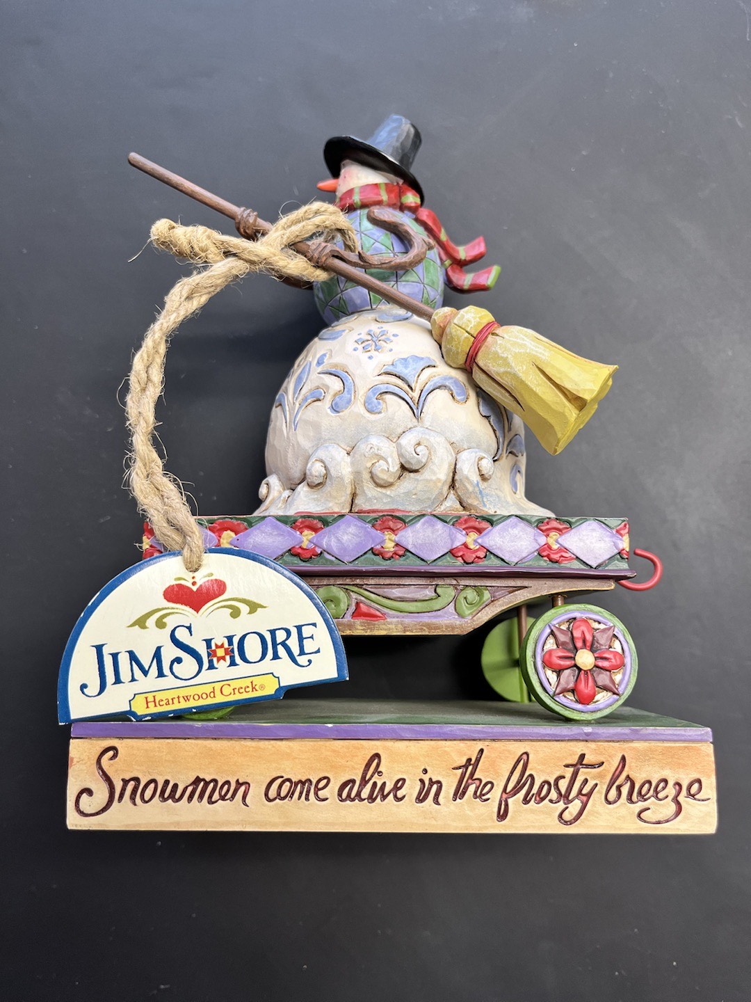Jim Shore All Aboard For Frosty Fun Figurine